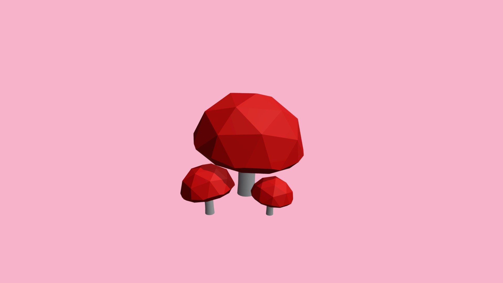 Low Poly Mushroom - 3D model by Aydemav Studio (@aydemavstudio ...