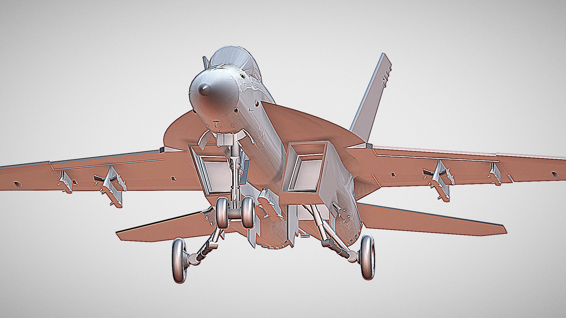 F/A-18 E/F Super Hornet - Buy Royalty Free 3D model by ...