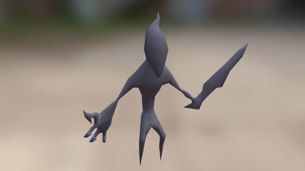 SHADOW WARRIOR - LOWPOLY (UNTEXTURED) - 3D model by MORENOB15 [d7caf95 ...