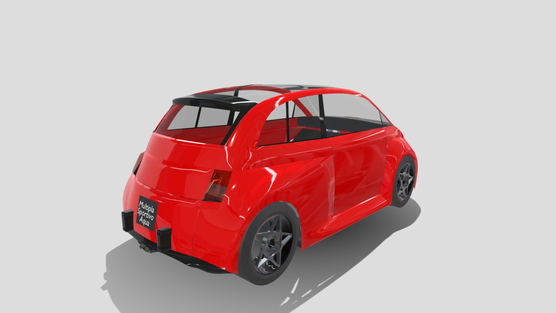 FIAT 500 Multipla - Download Free 3D model by Carrozze DÄULARI ...