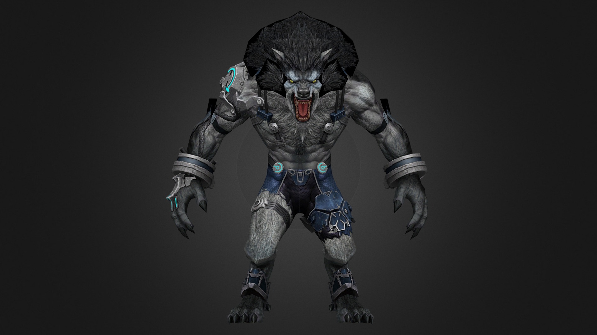 Angela Re Wolf - 3D model by Dimac [d7d17d1] - Sketchfab