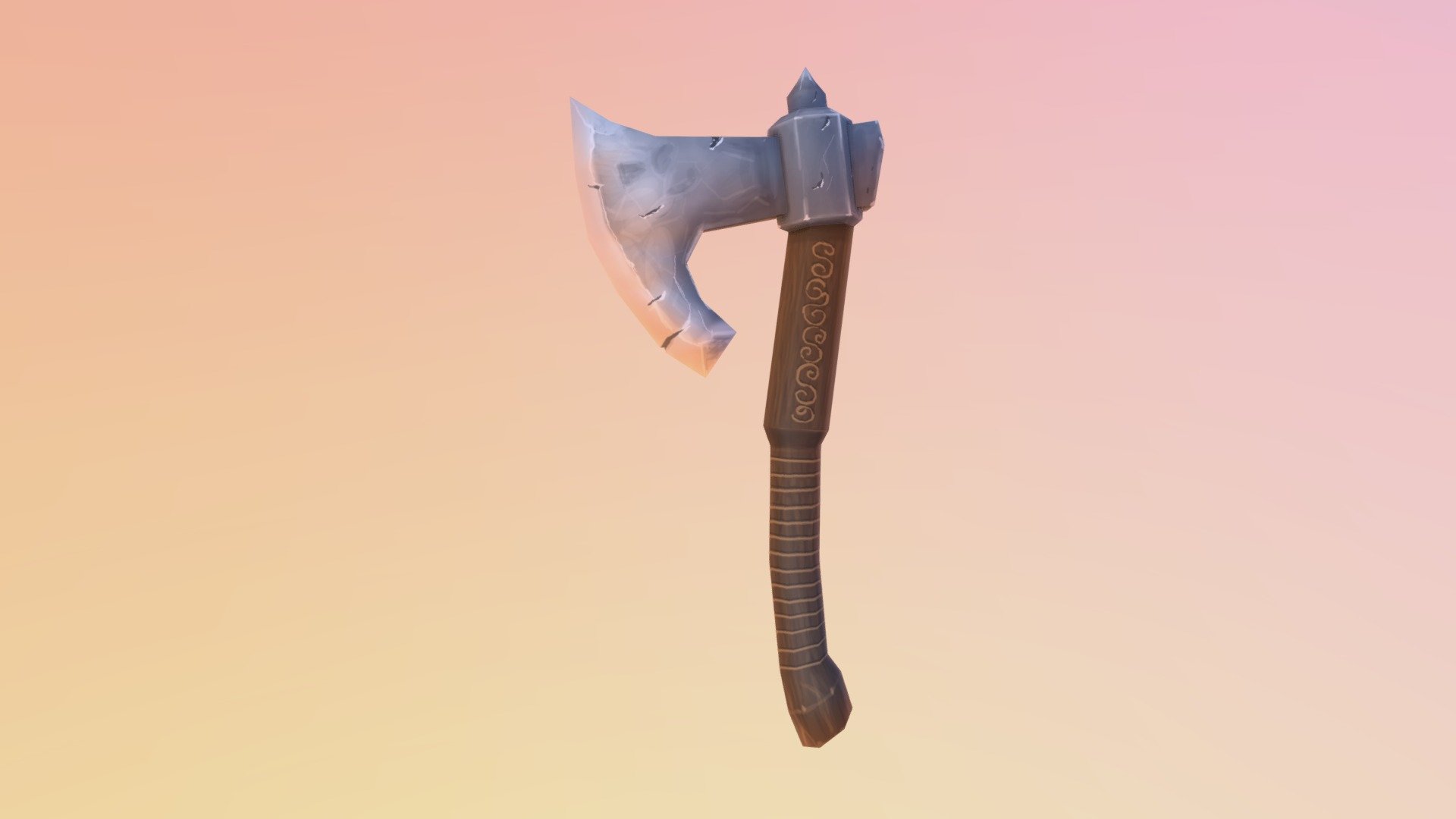 Axe Model texture paint exercise - 3D model by ikon001 [d7d19a4 ...