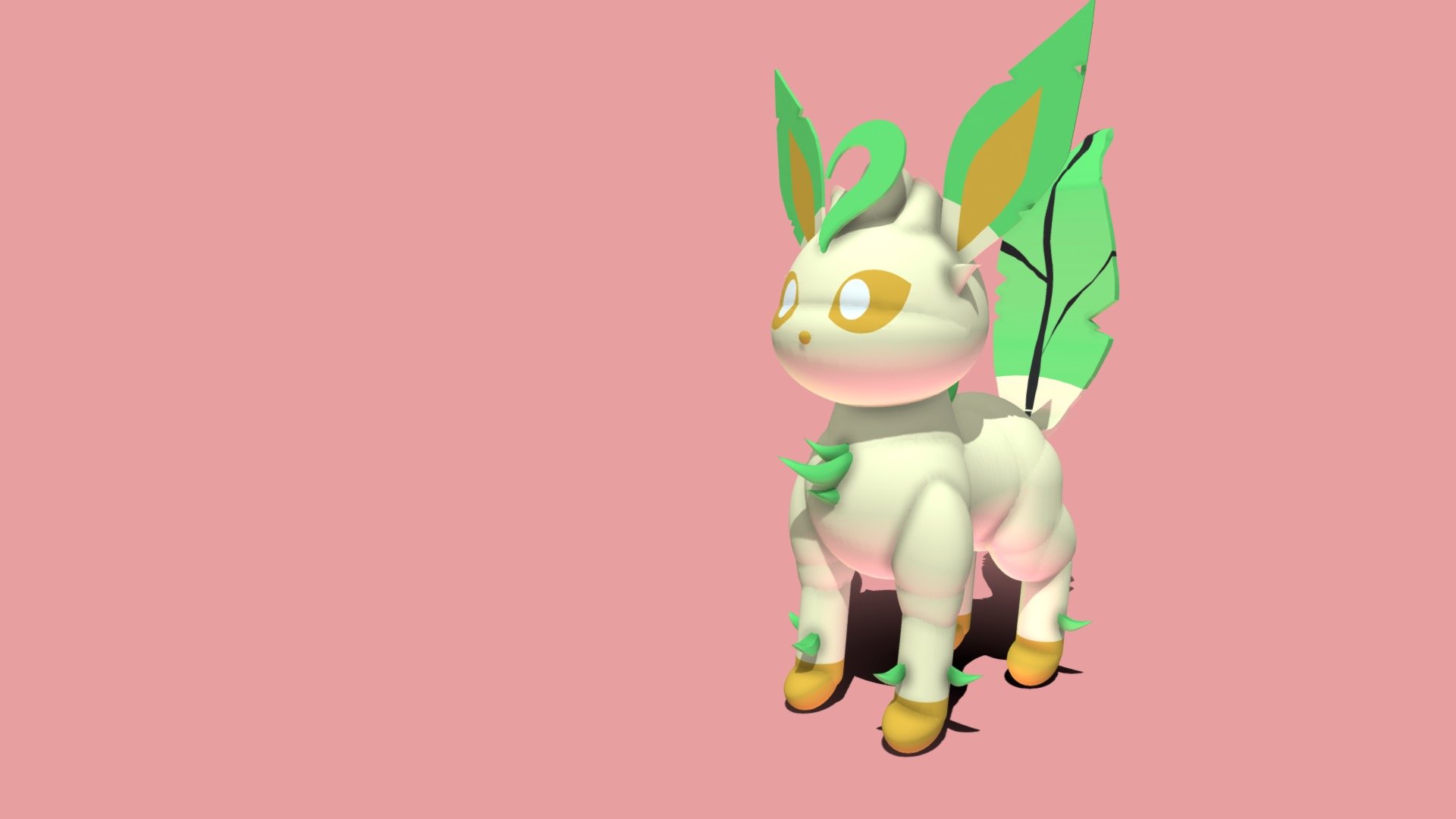 Leafeon - Download Free 3D model by Squirmy Worm (@squirmyworm064 ...