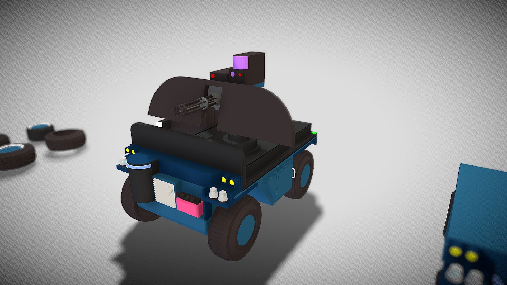 bunker robot - 掩体型机器人 - Download Free 3D model by MrdT (@mrdt.club ...
