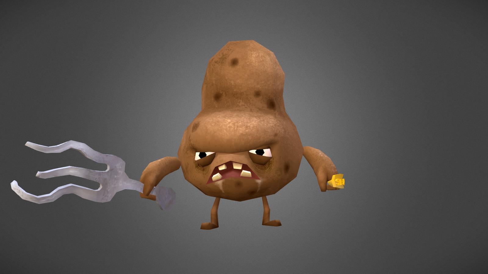 "the Muscle" of the Starch Brothers - 3D model by roach3d [d7d4424 ...