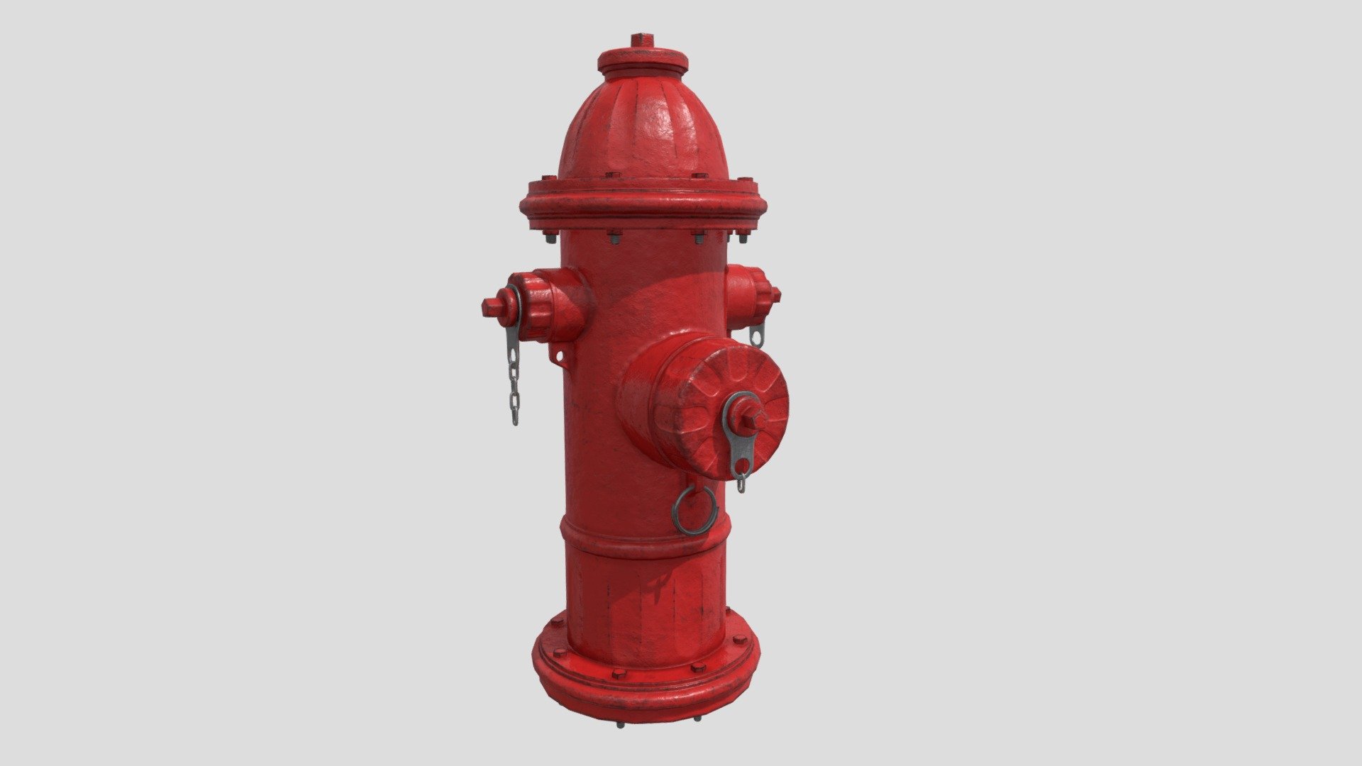 Red hydrant - 3D model by XSkullHunterX [d7d4d74] - Sketchfab