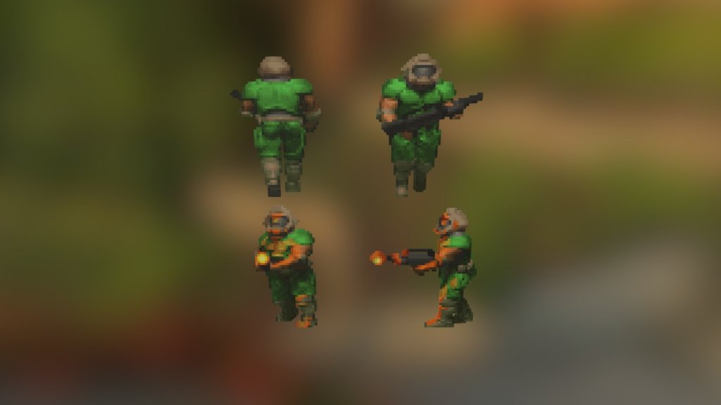 Doom - 3D model by dachidachi301 [d7d5771] - Sketchfab