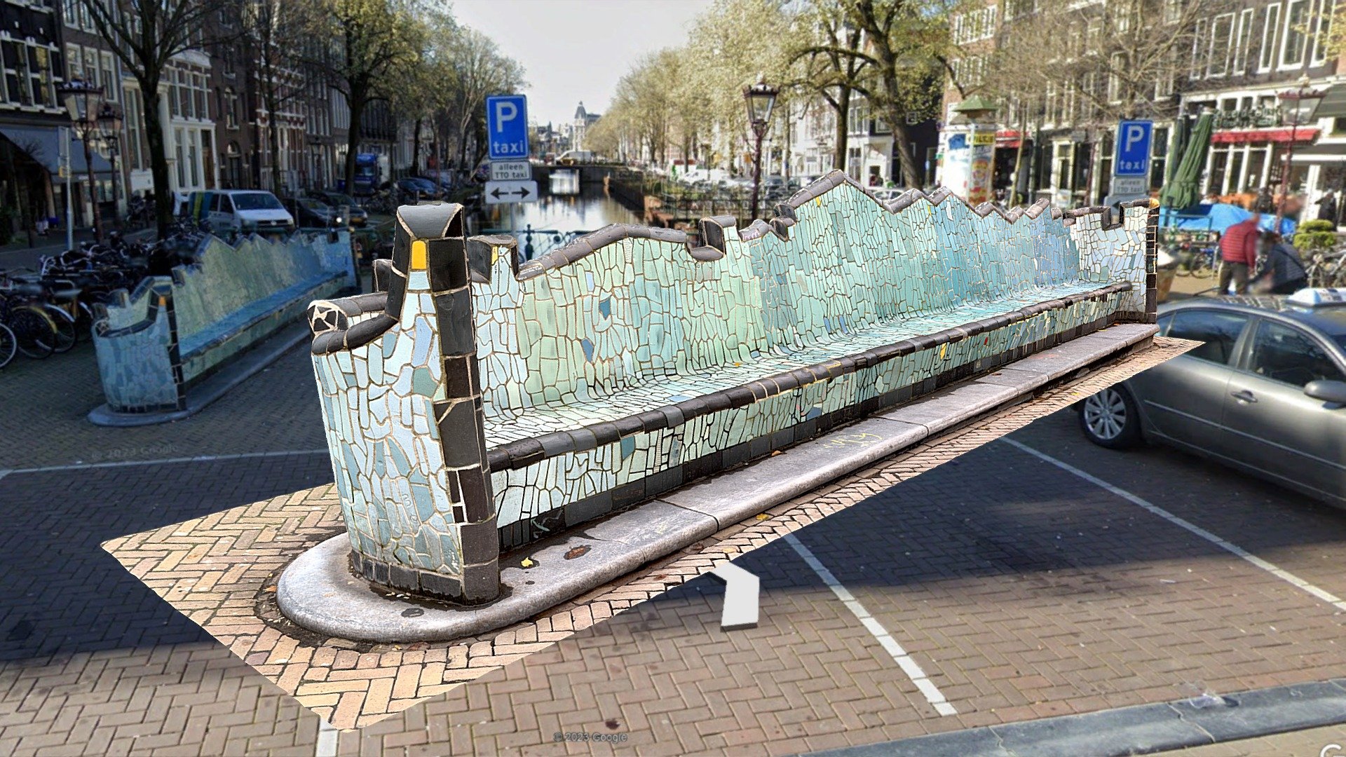BENCH (AMSTERDAM, NIEUWMARKT) - Download Free 3D model by Blayne ...