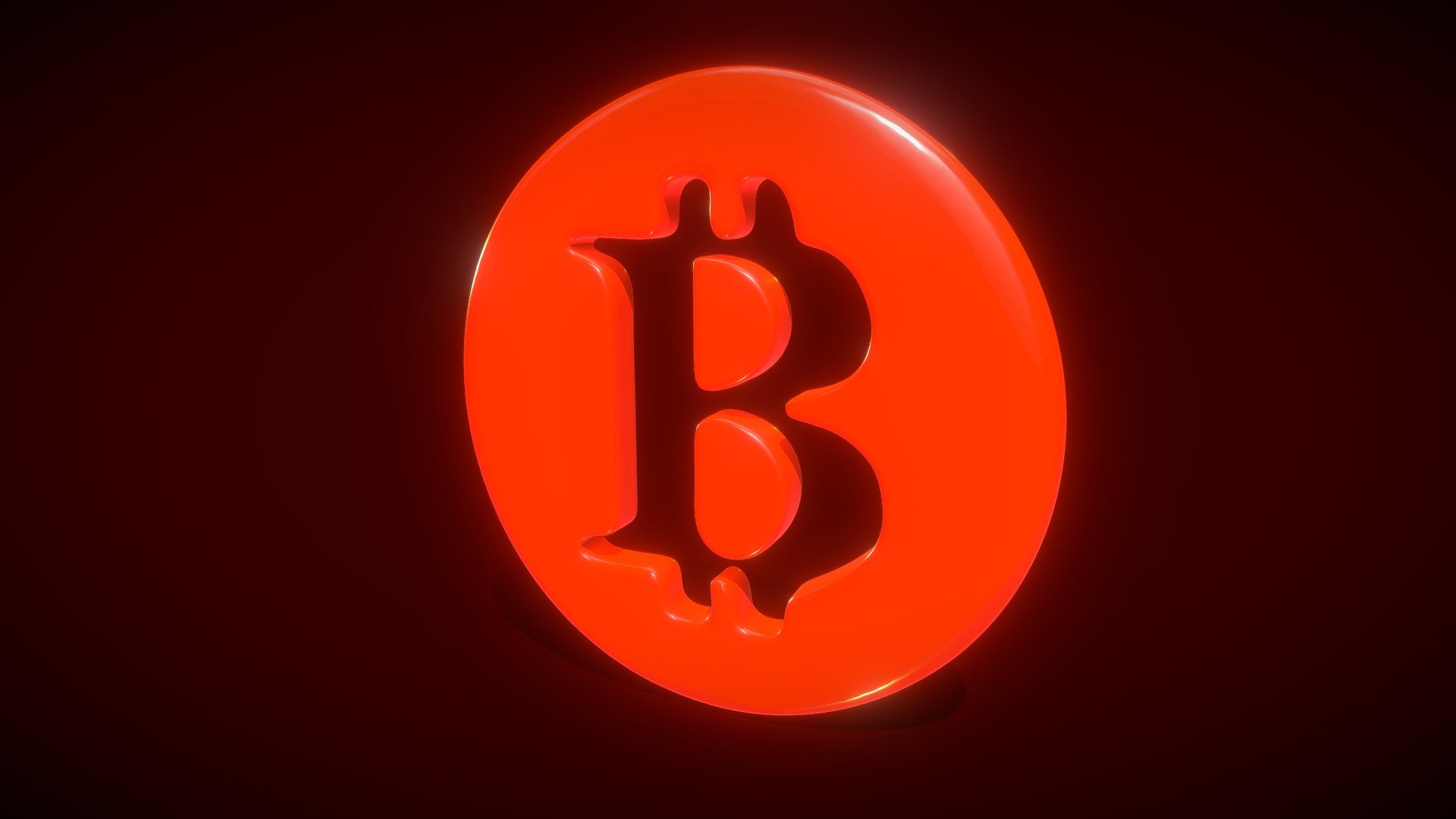 Bitcoin Logo 3D - Buy Royalty Free 3D model by Gabriel Diego ...