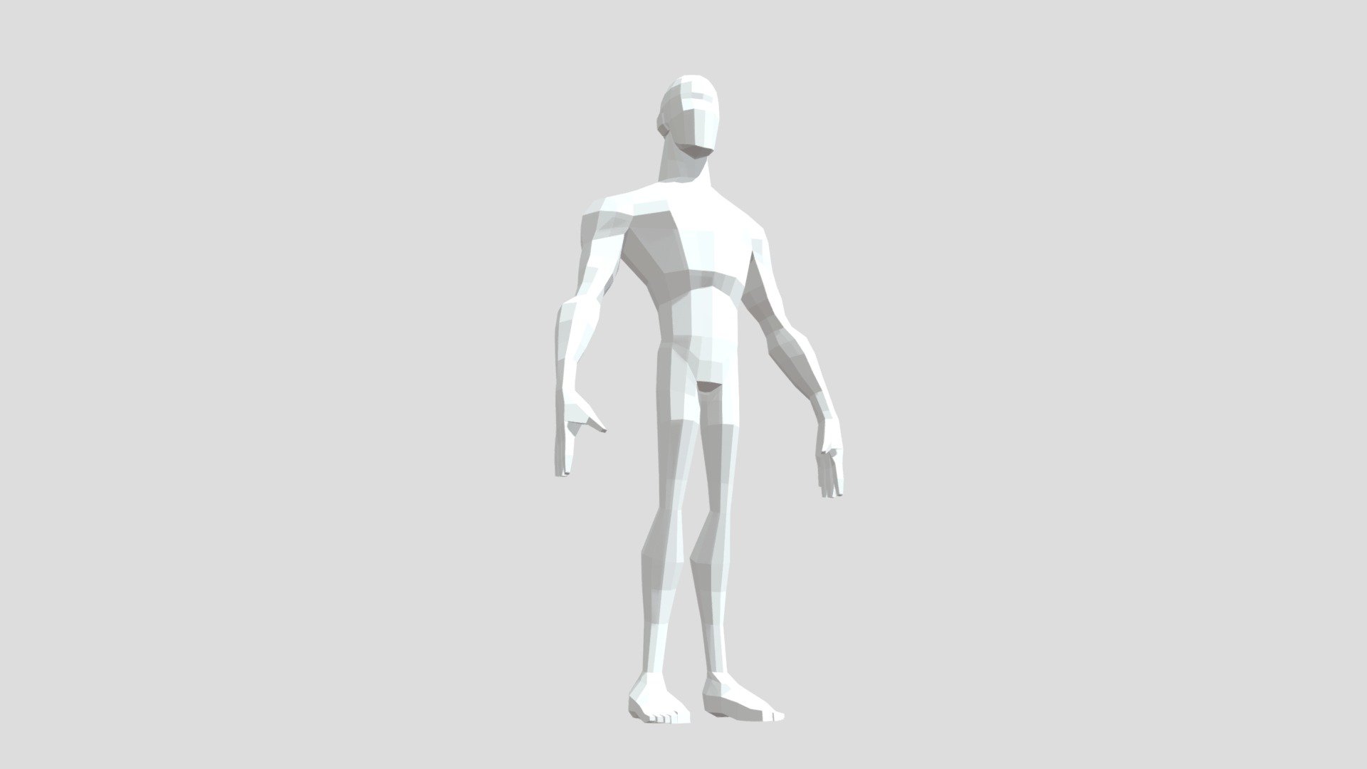 LOW POLY HERO MAN - Download Free 3D model by Kangoomotto [d7d9d37 ...