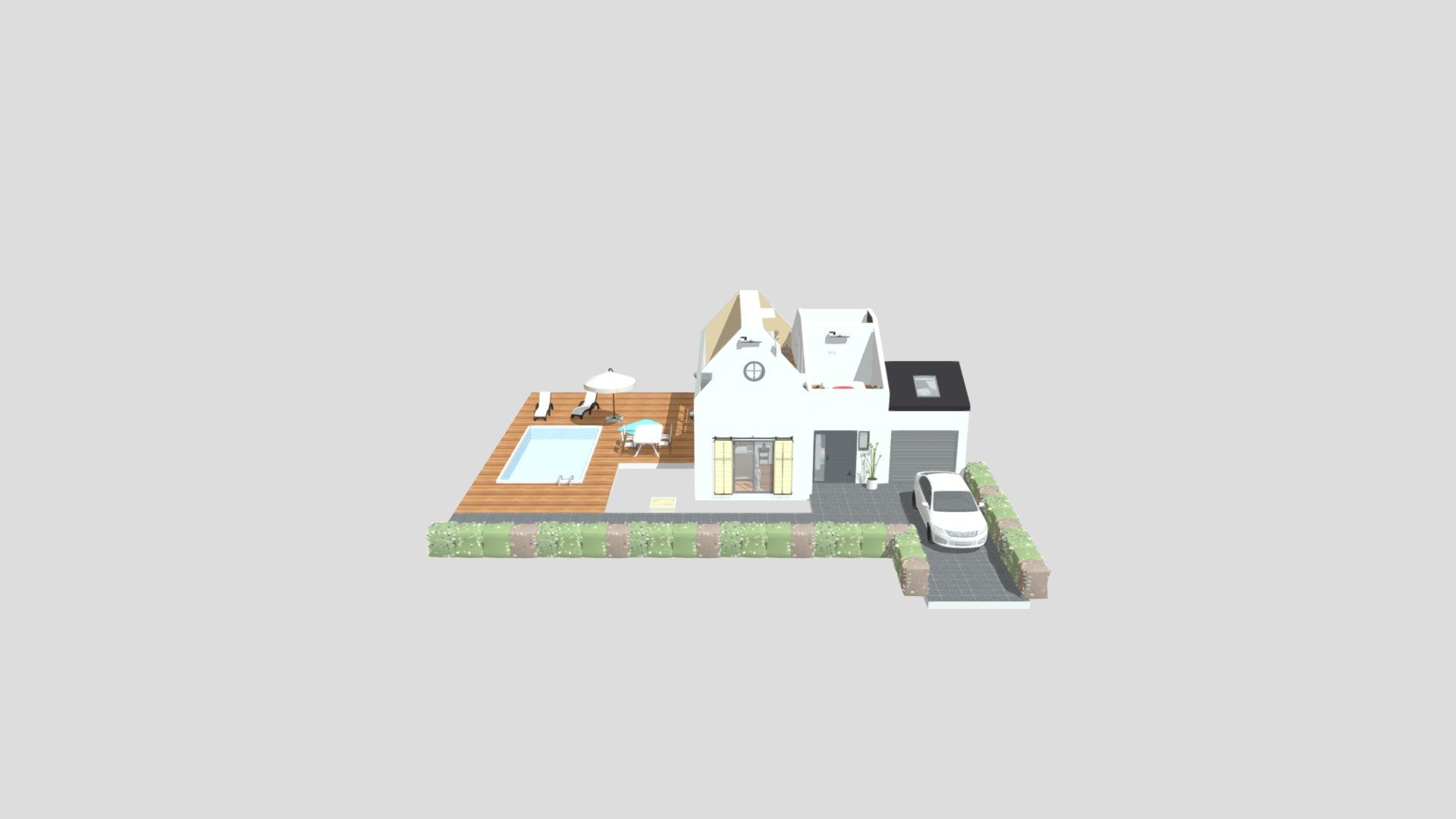 The Modern House - Download Free 3D model by Home Design 3D (@homedesign3d) [d7da5a5] - Sketchfab