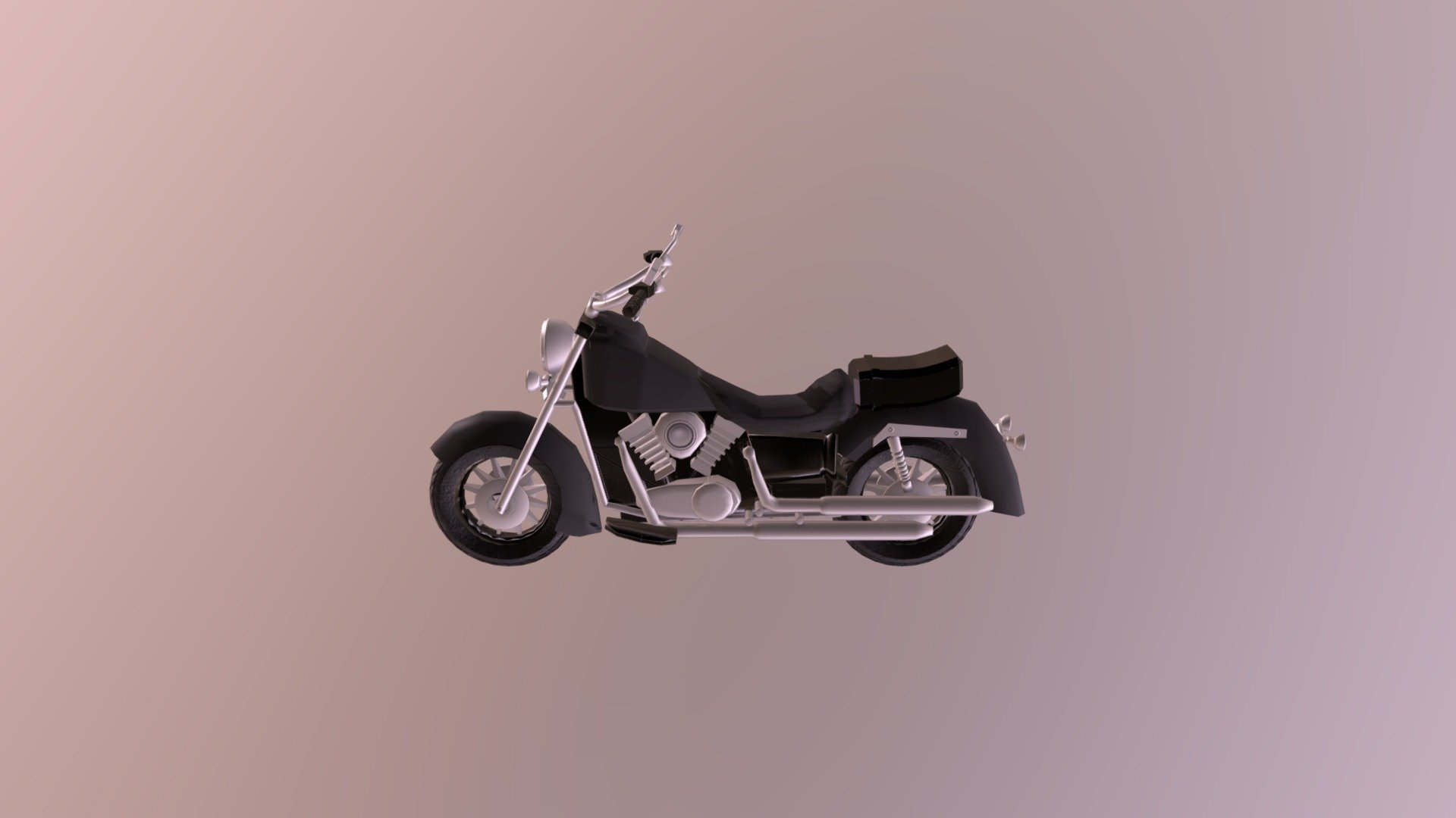 Harley Davidson motorcycle - 3D model by angeliqustmria [d7db0b6 ...