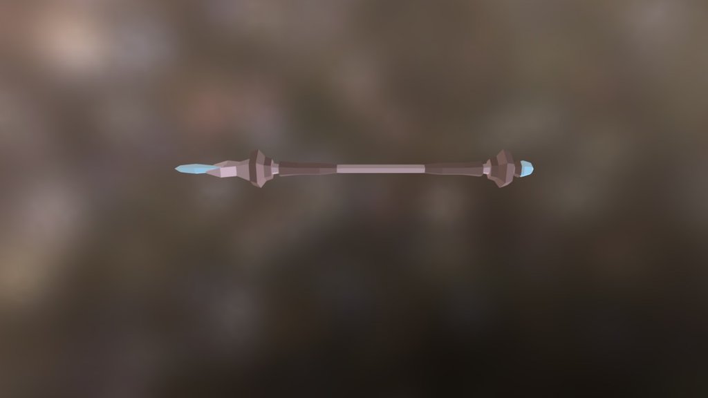 Ice Staff - 3D model by s0233457 [d7dbed5] - Sketchfab