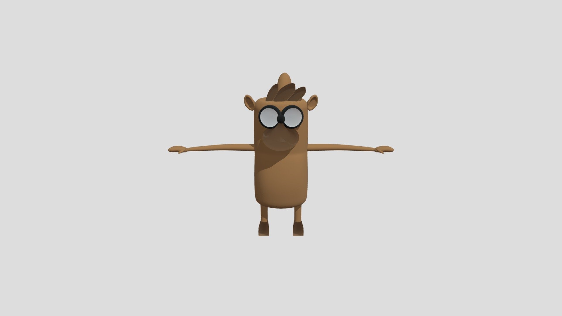 rigby model pose t final - Download Free 3D model by dilanram [d7dc867 ...