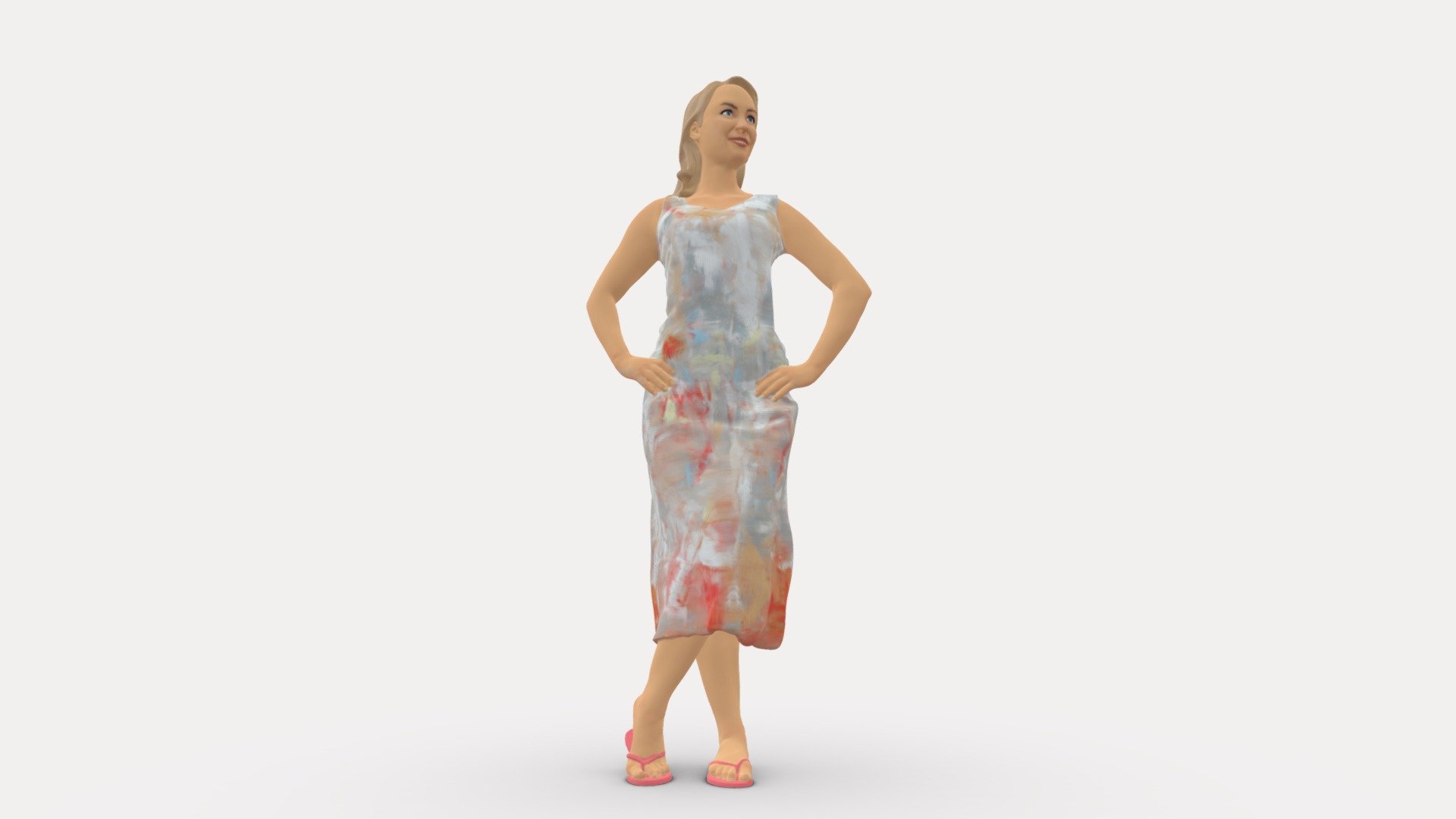 Woman In Pose 0262 - Buy Royalty Free 3D model by 3DFarm [d7dccec ...