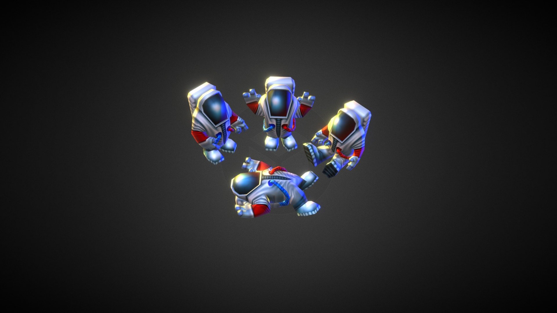 Lowpoly Spaceman - Buy Royalty Free 3D model by Akseley [d7debb0 ...