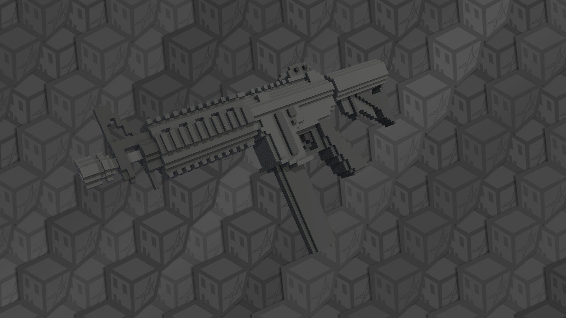 gun_smg_colt9mm - 32bits - 3D model by zachrywilsn | nullblox ...