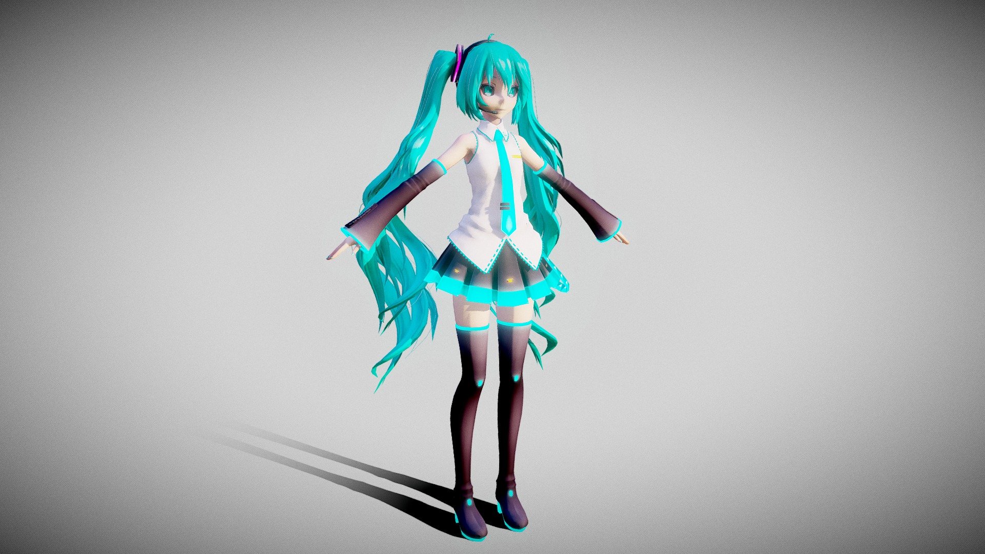 Hatsune Miku Ver 3 (tda) - Download Free 3D model by 雨宮レン ...