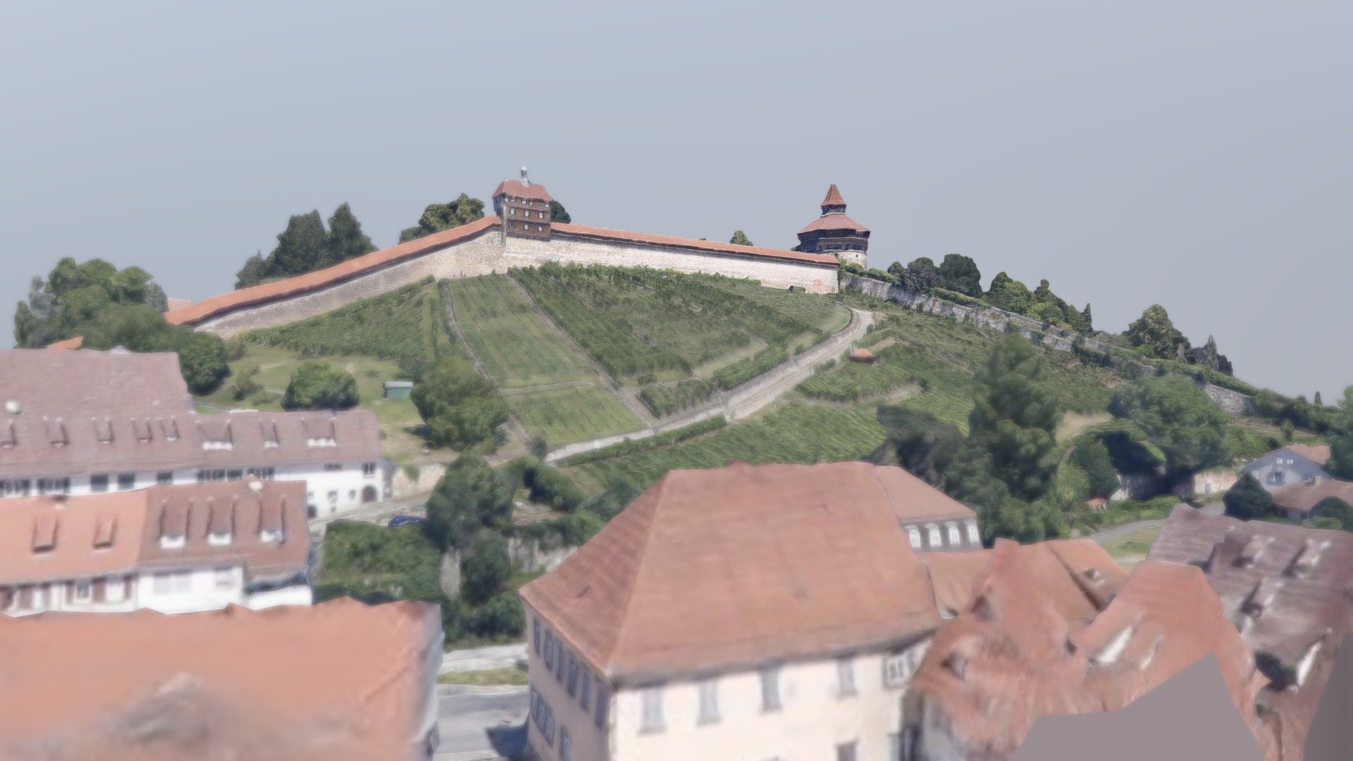 Stadtbefestigung Esslingen ("Esslinger Burg") - Download Free 3D model ...
