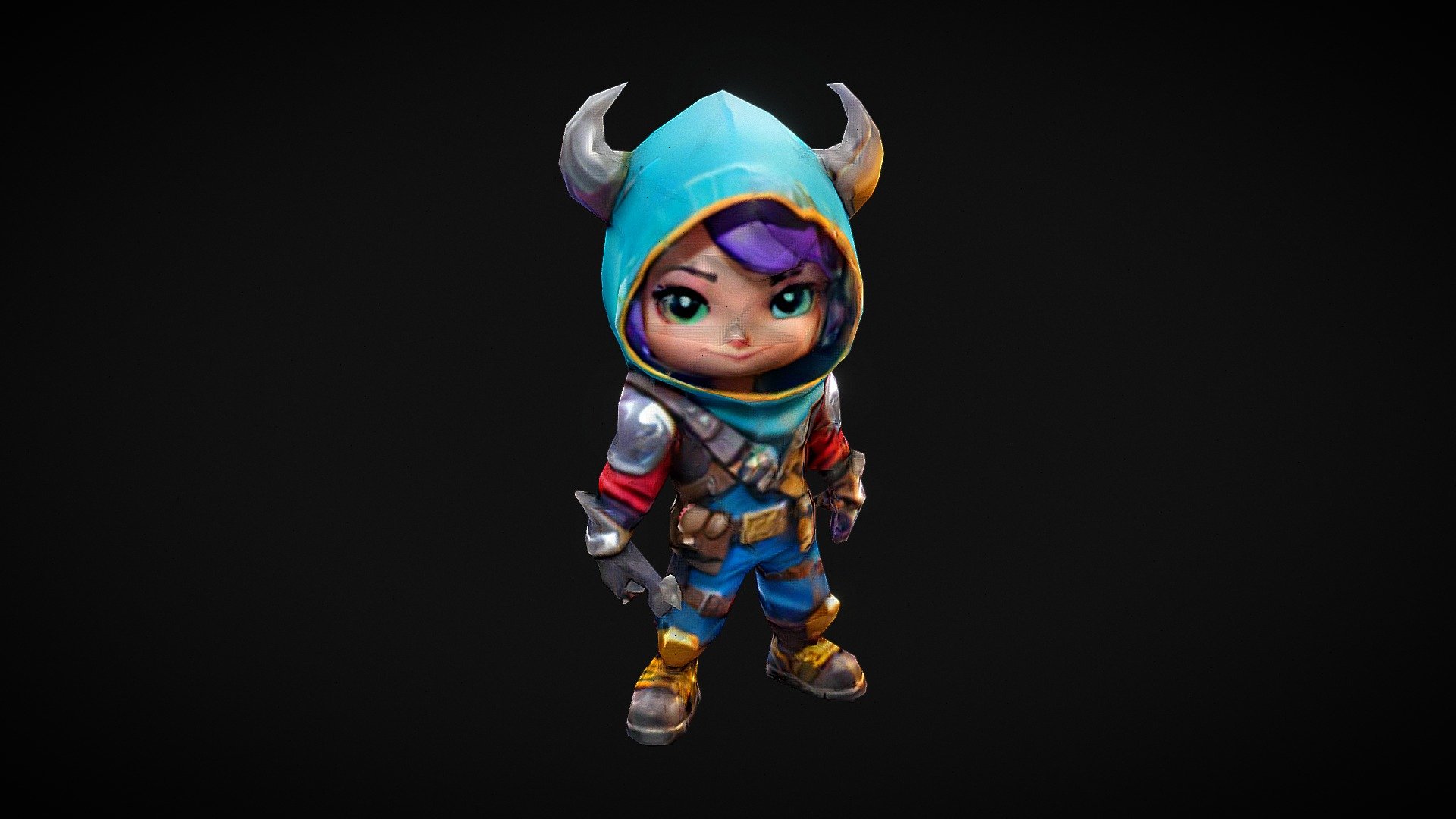 a female character from the video game - Download Free 3D model by ...