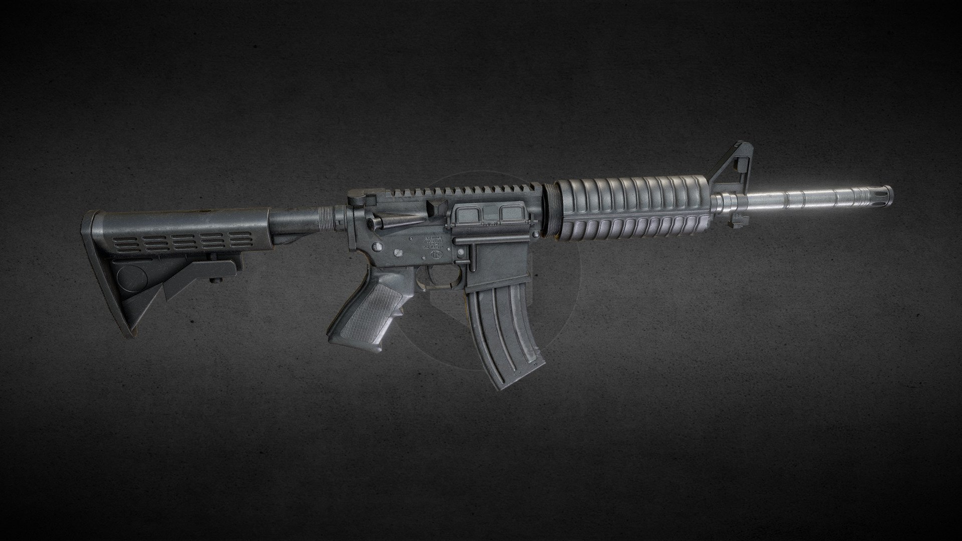M4A1 Carabine (Low Poly Game ready) - 3D model by Gianluigi.Ferrantino ...