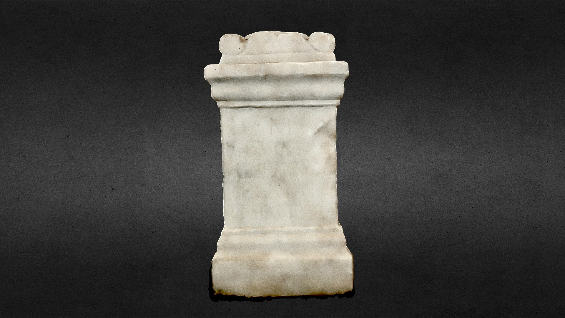Roman Funerary Altar from Évora - 3D model by newtonribeiromachado ...
