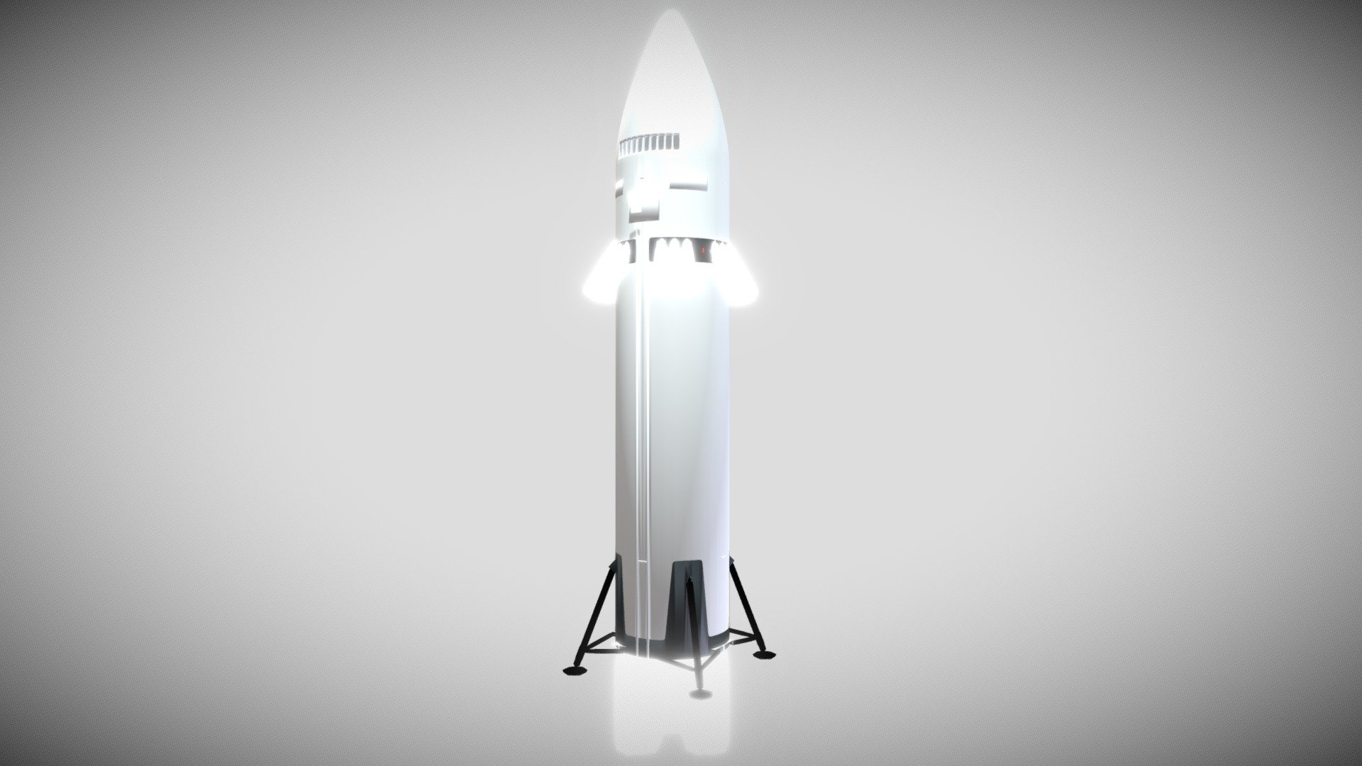 Lunar Lander - Human Landing System - HLS Style - 3D model by MechLab3D ...