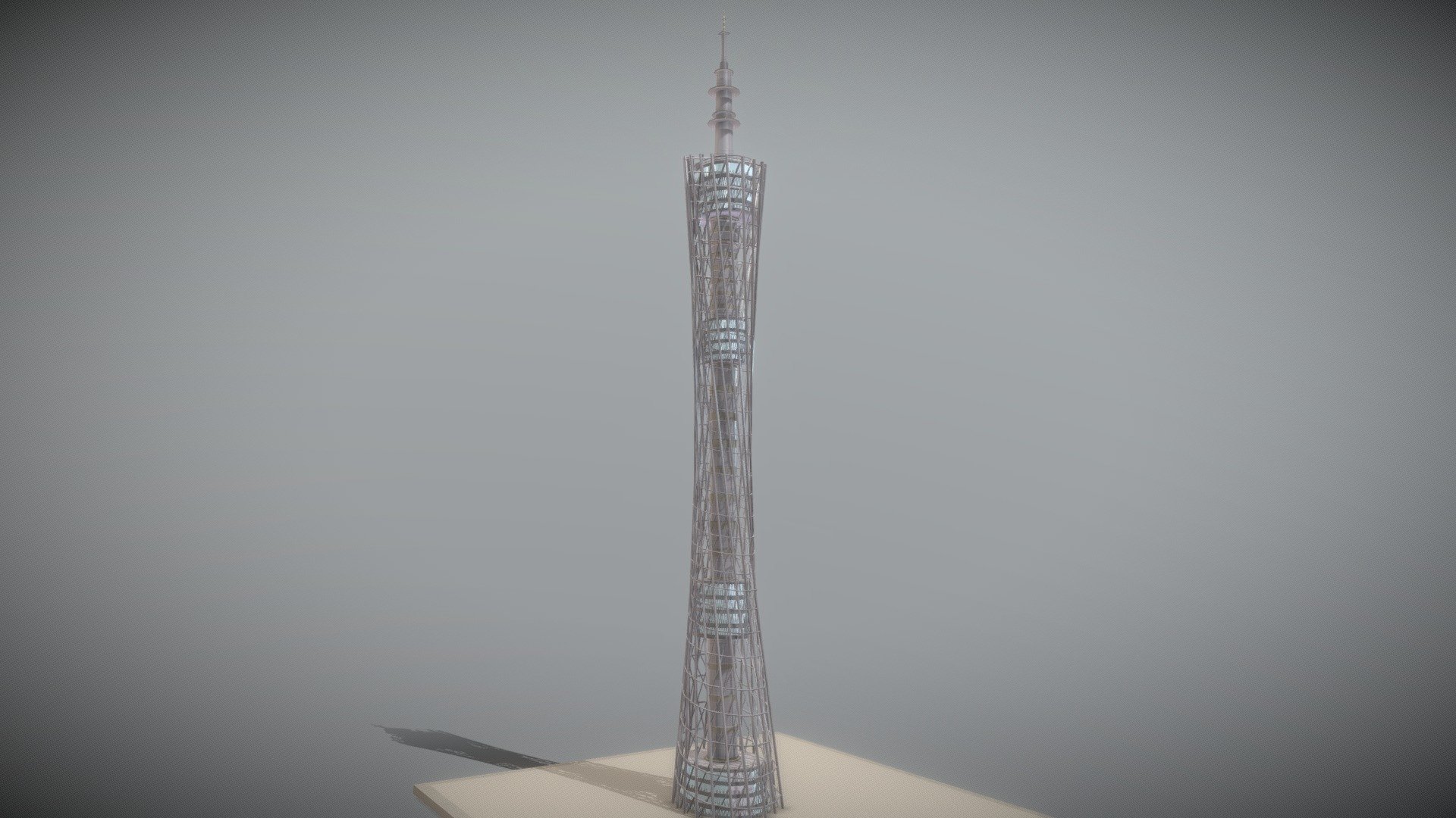 Canton Tower - Buy Royalty Free 3D model by Zhang Shangbin ...