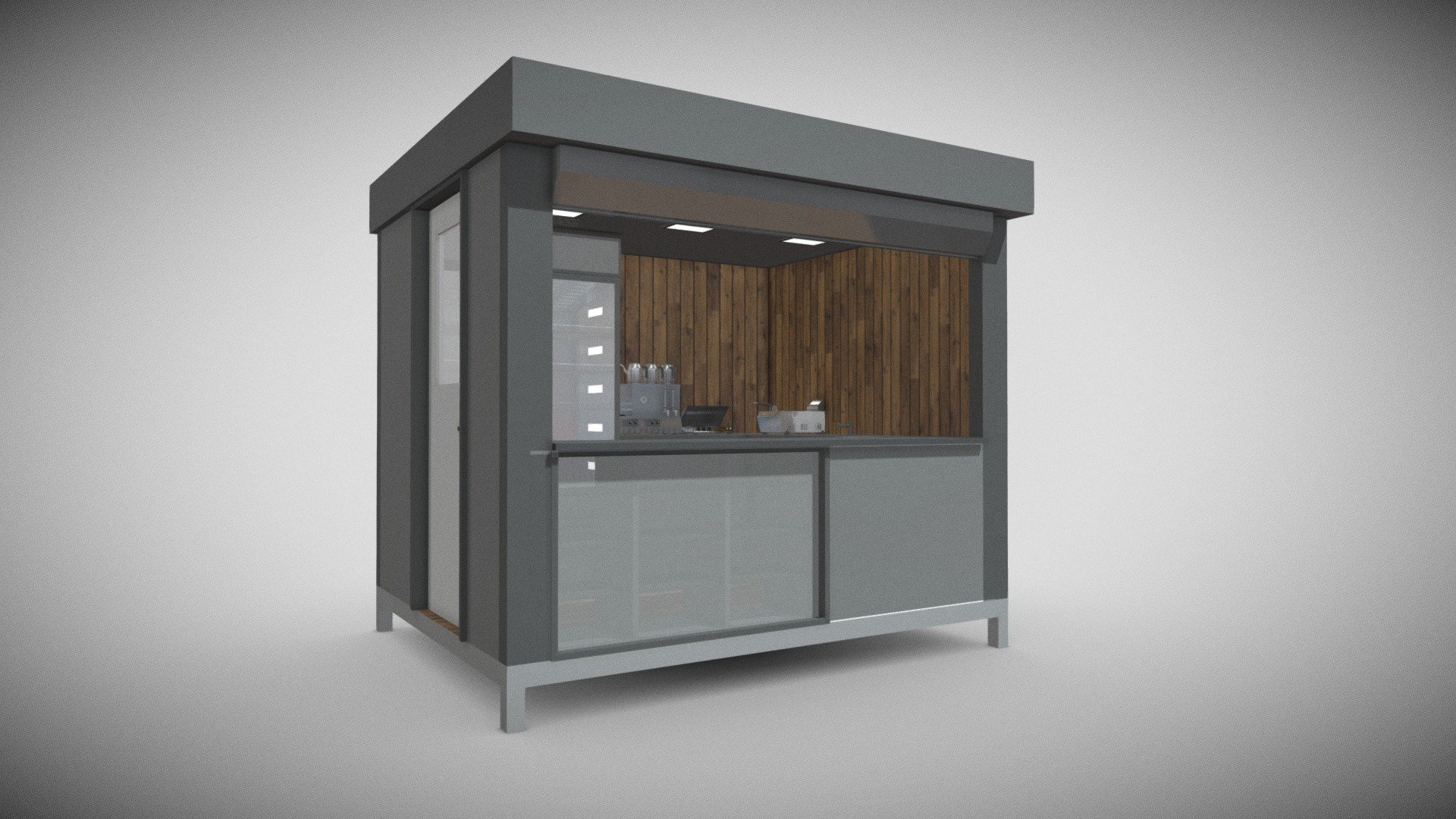 3d modern sideboard model - 3D model by nvere [d7ea1e6] - Sketchfab