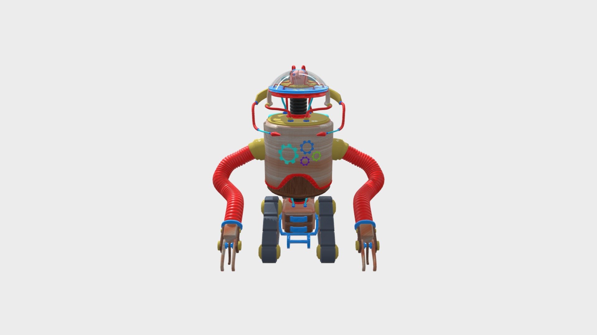 Robot texture stylized asset - 3D model by JackieZ (@Saltyfishz ...