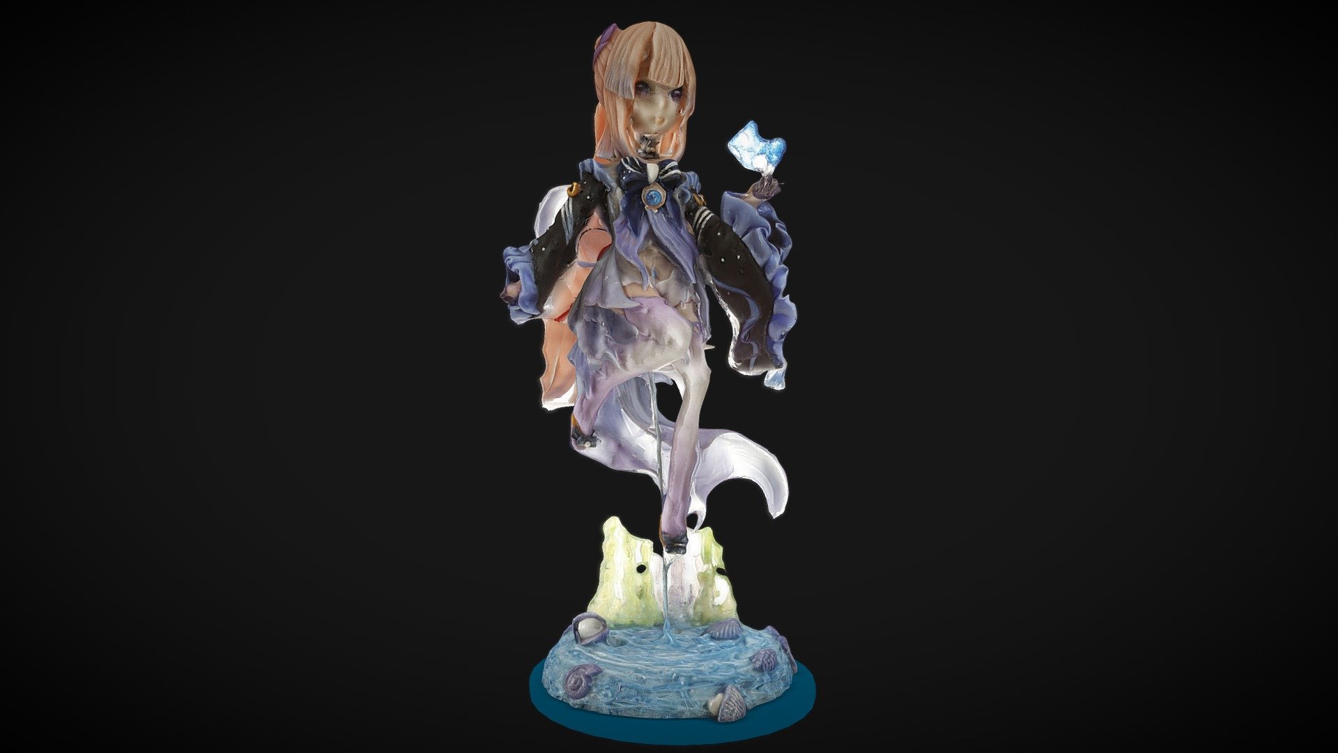 Anime Girl - 3D model by robotikfoto [d7ec292] - Sketchfab