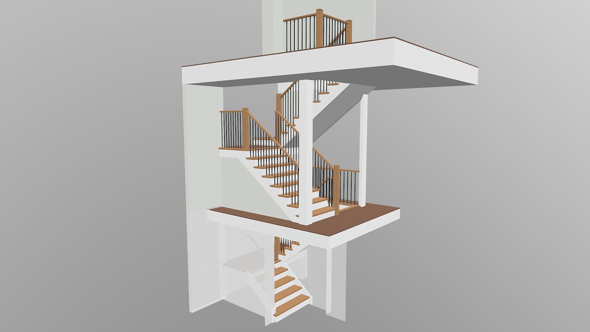 April12revisions Thornburg-Kenzer - 3D model by www.3dstairdesign.com ...