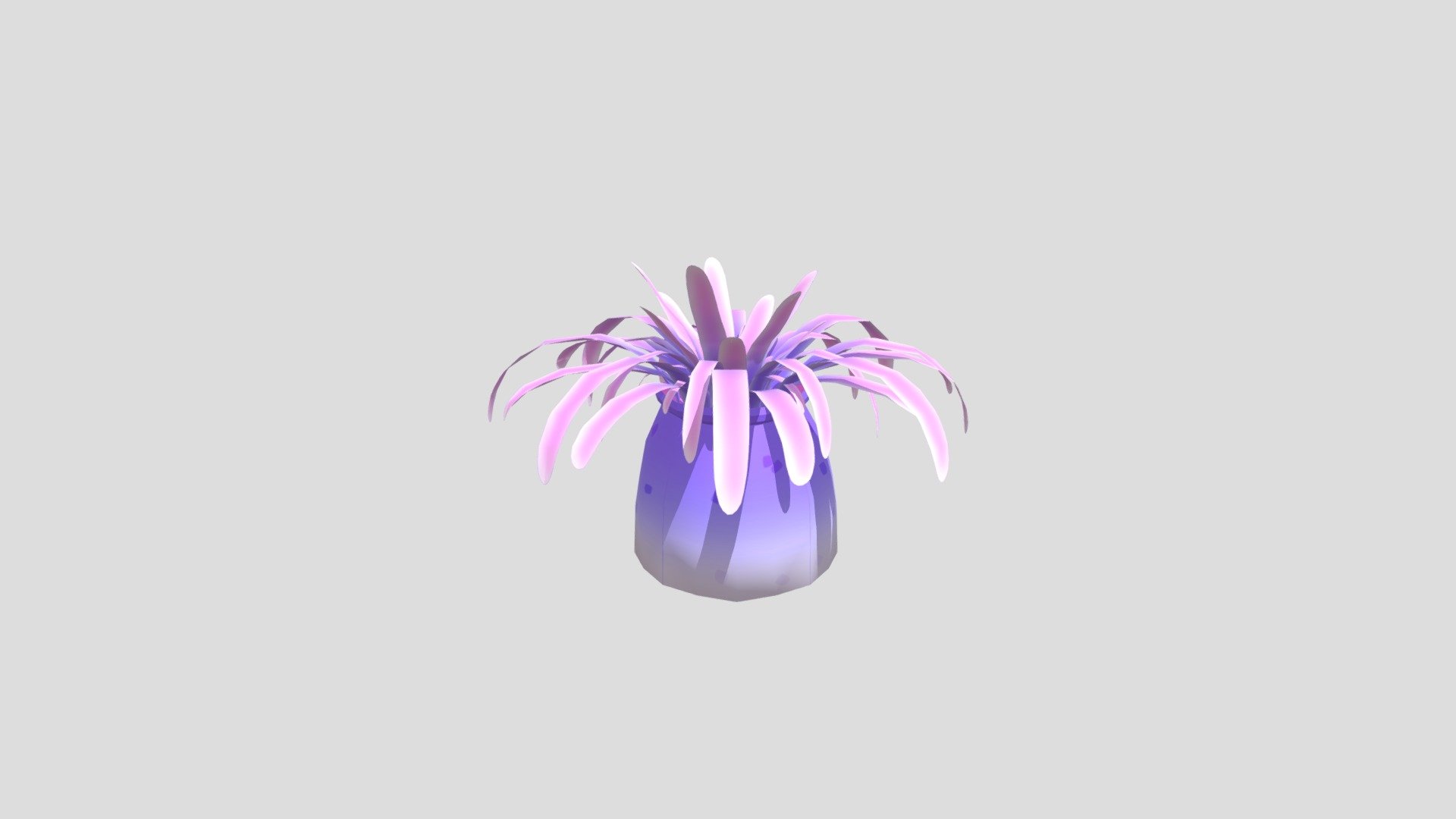 Anemone Blue - 3D model by pilnisky [d7efd2c] - Sketchfab