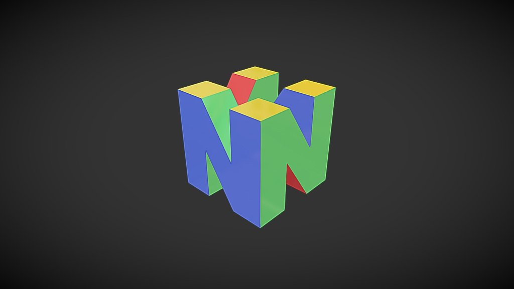 Nintendo logo - Download Free 3D model by JuanG3D [d7efde6] - Sketchfab