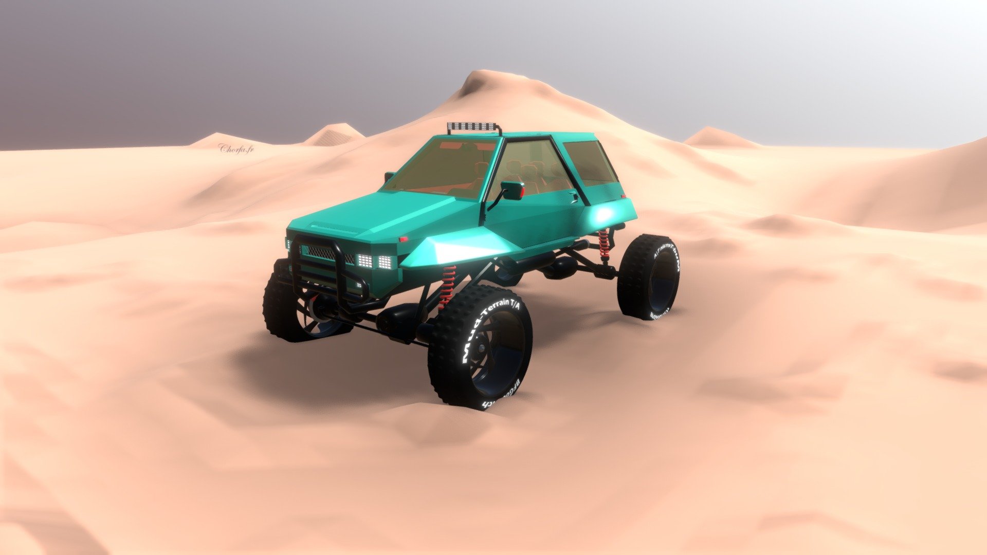 Desert Runner Hard Top - 3D model by dino213dz [d7efeb7] - Sketchfab