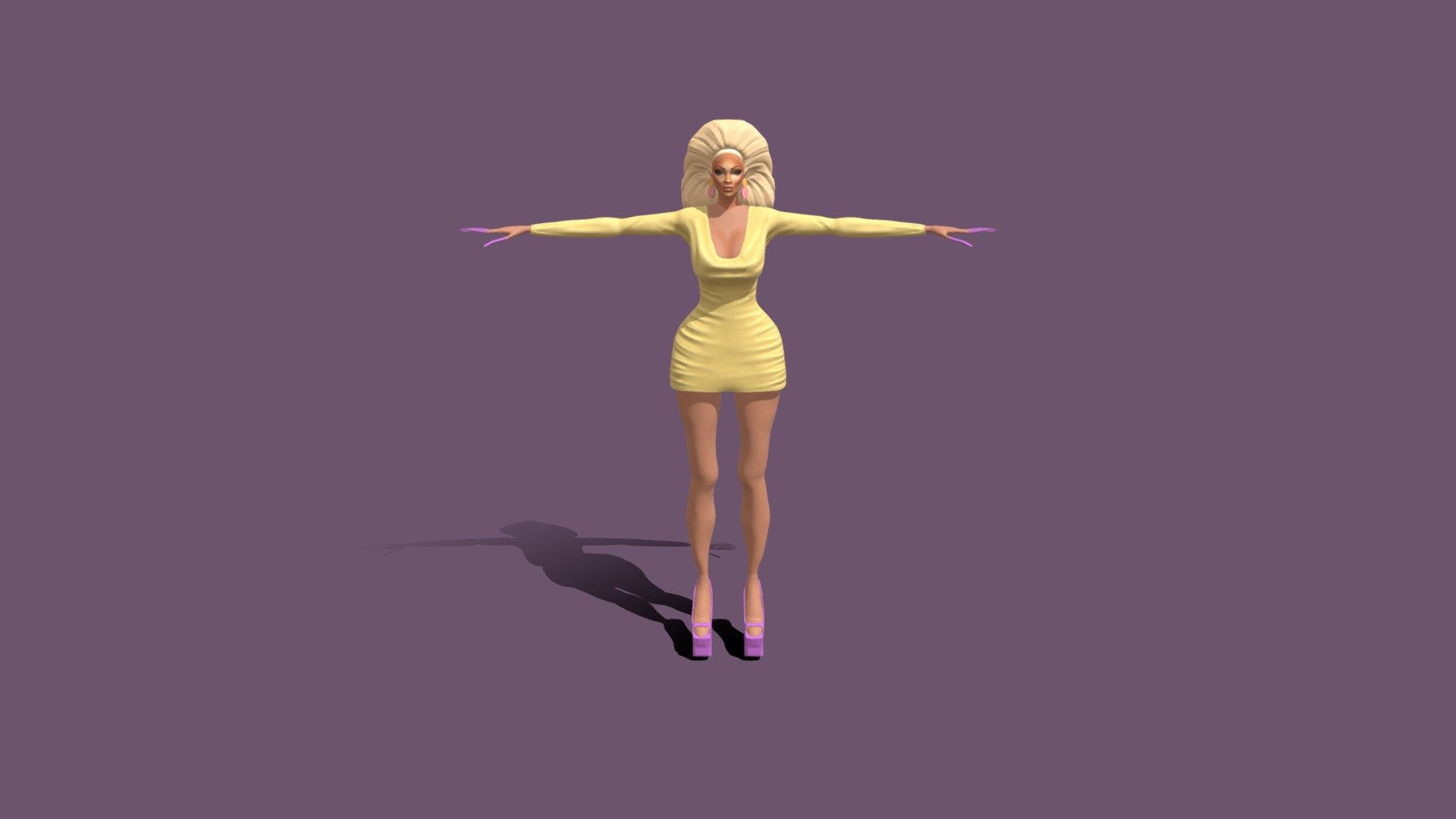 RuPaul - Download Free 3D model by jbabec [d7f0230] - Sketchfab