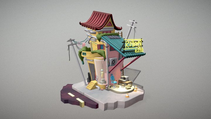 Shophouse 3D models - Sketchfab