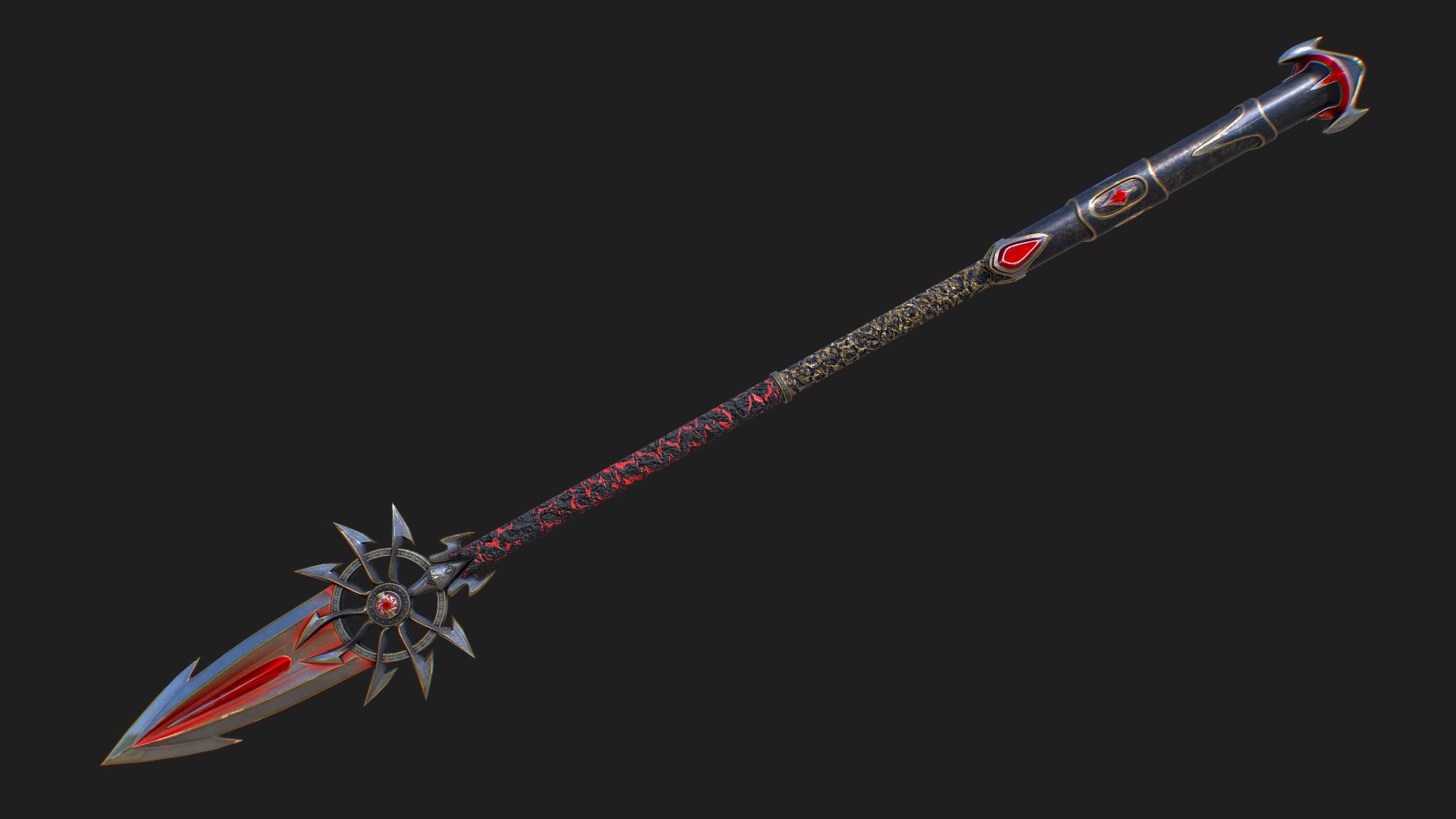Combat_staff_2 - Buy Royalty Free 3D model by Nicu_Tepes_Vulpe [d7f1154 ...