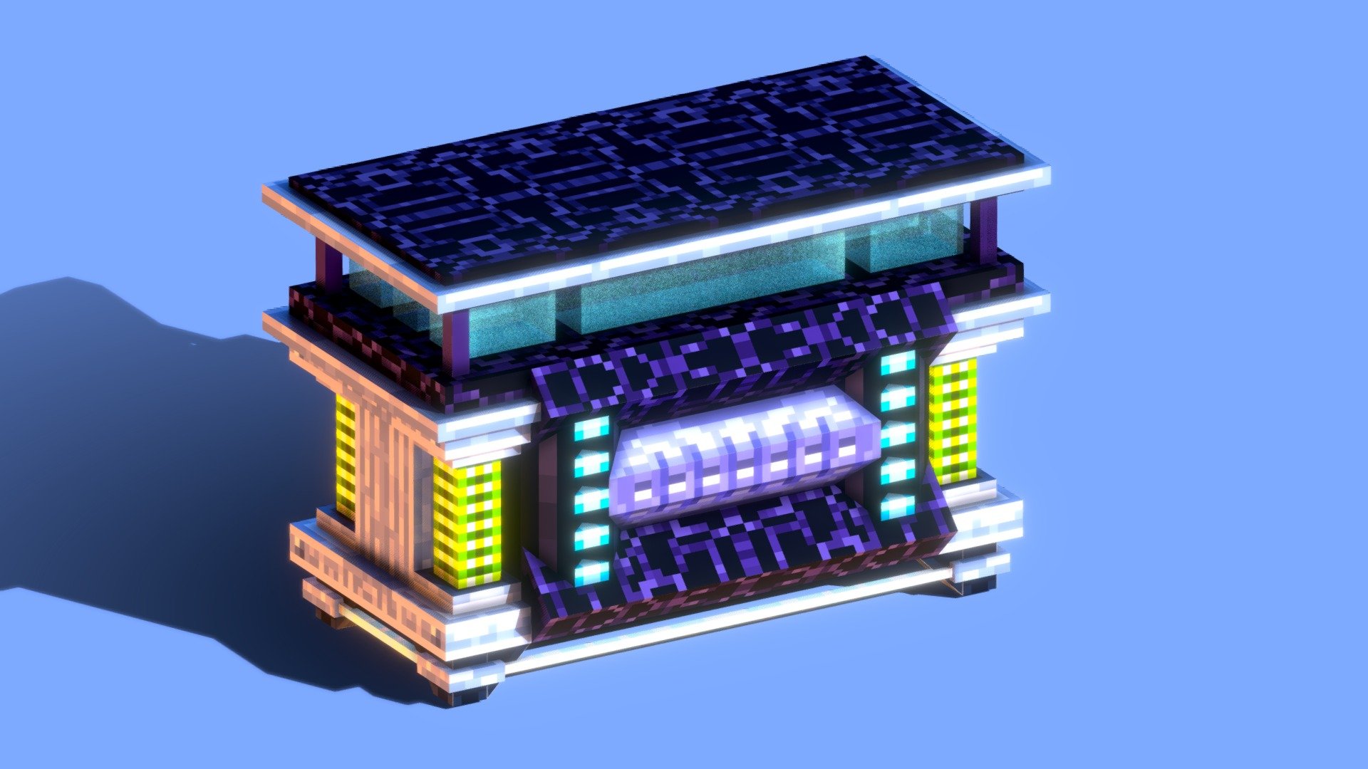 Custom stylized classy chest minecraft - 3D model by Artbor [d7f1407 ...
