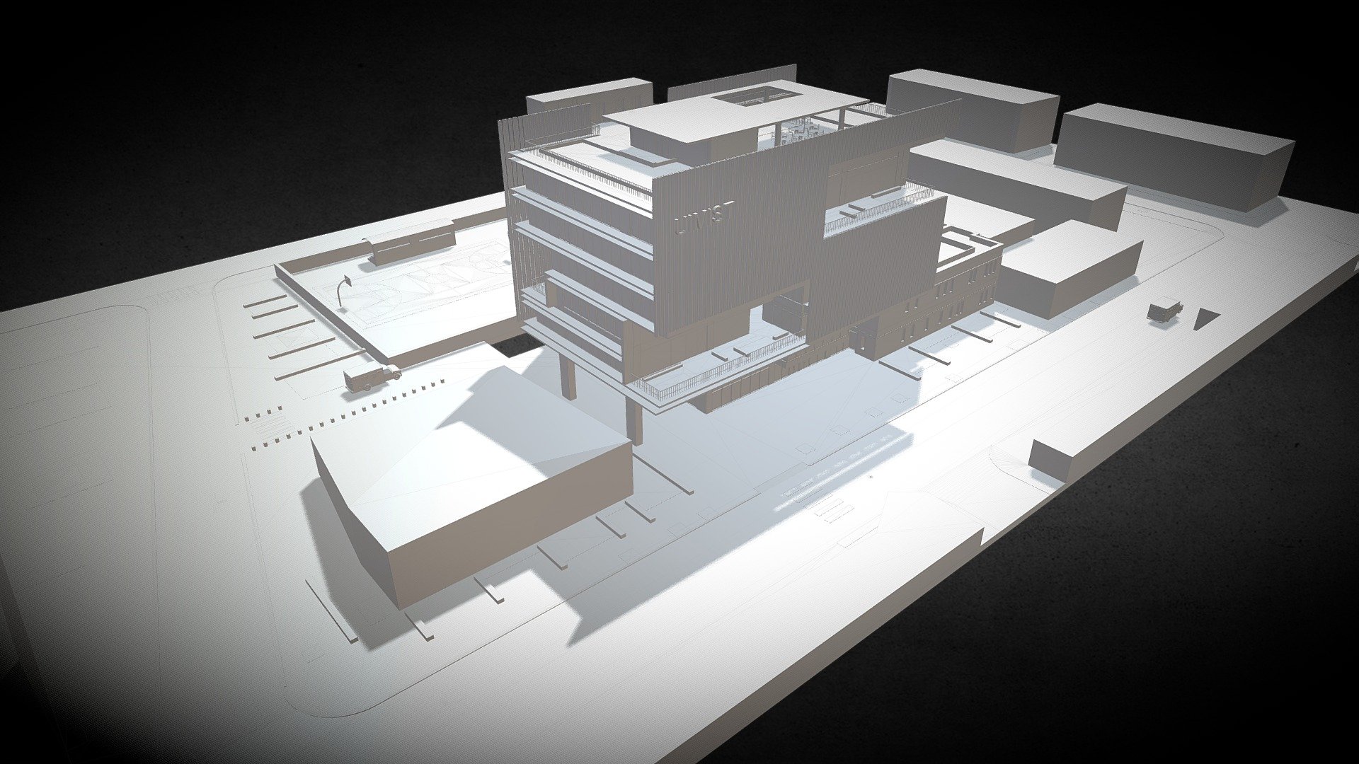 3D UNIDAD HOSPITALARIA UIMIST - 3D model by Emanuel Paz (@emanuelvidal ...