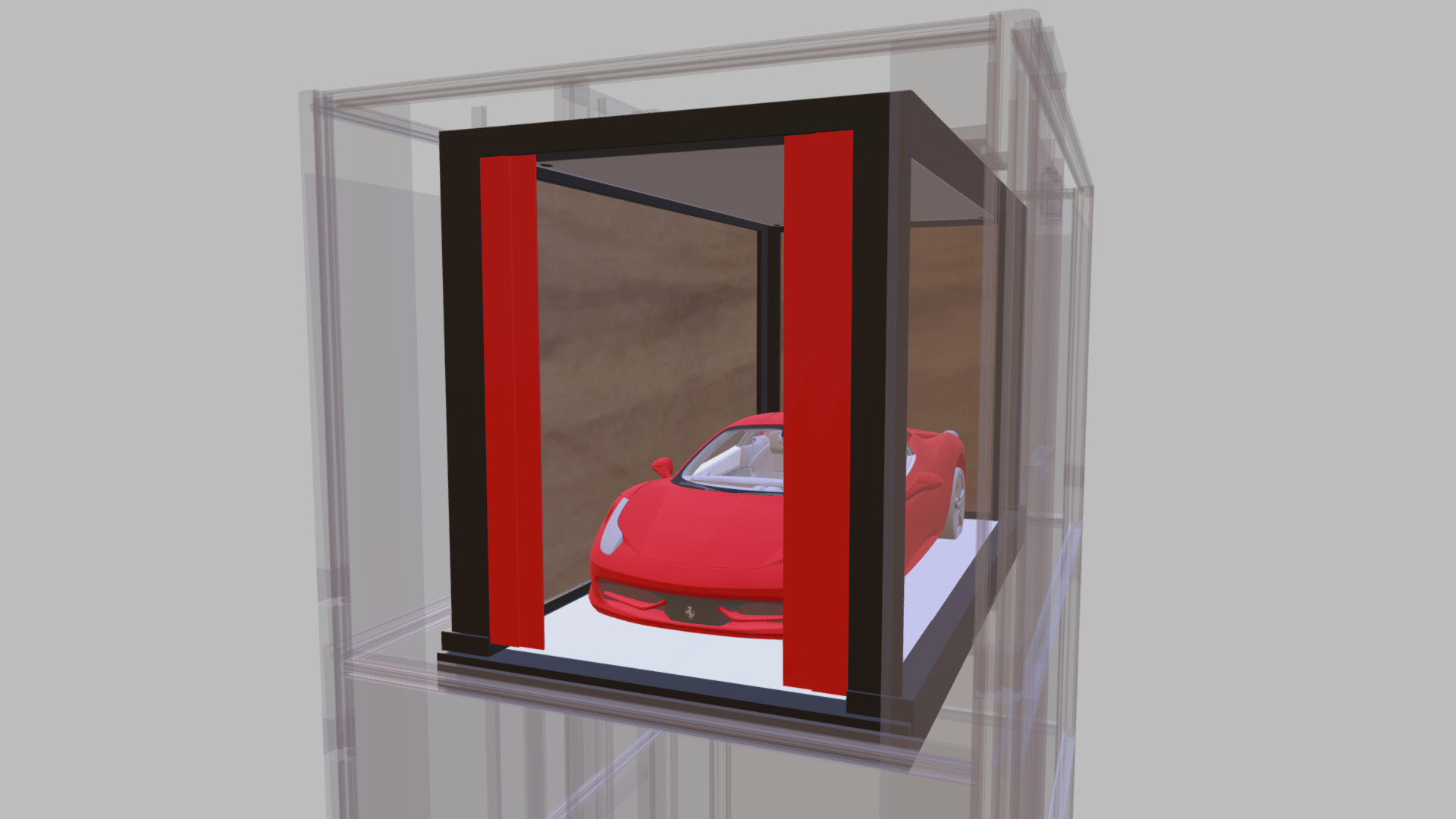 Car Elevator Wall (Arianna - Natural Oak) - 3D model by kairoselevator ...