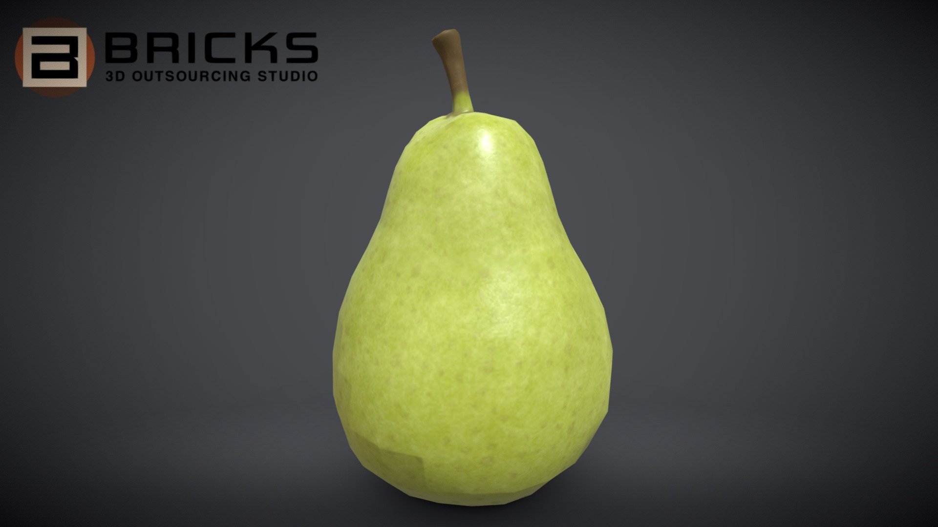 Pear - Buy Royalty Free 3D model by Bricks Studio (@bricks3dstudio ...