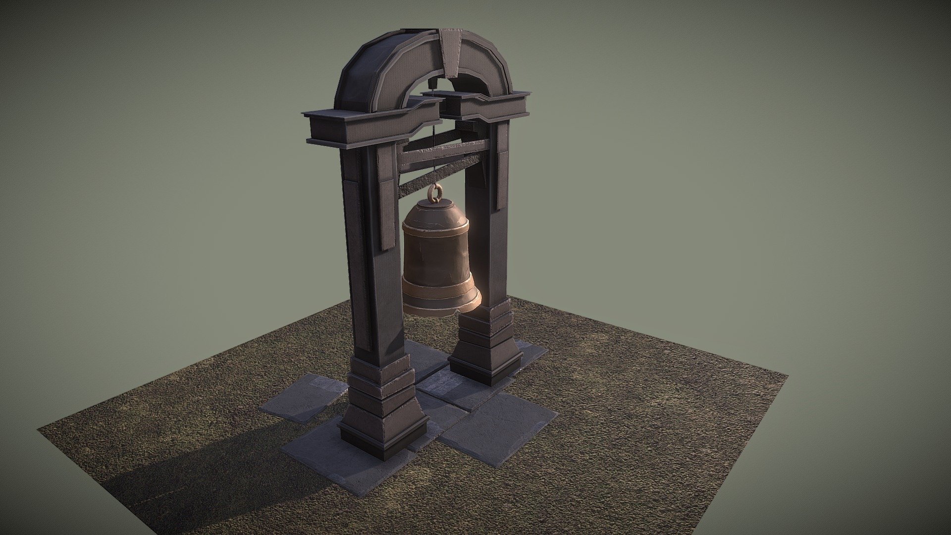 Bell Tower - 3D model by Ethan Buot (@ethan.buot) [d7f1e2f] - Sketchfab