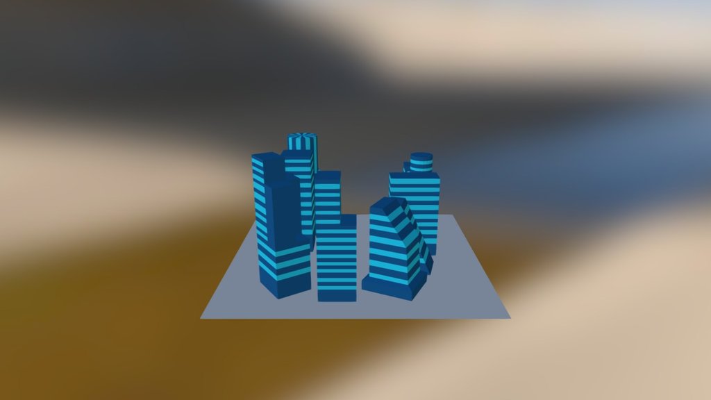 Gedung - 3D model by gabrielalfreno [d7f392b] - Sketchfab