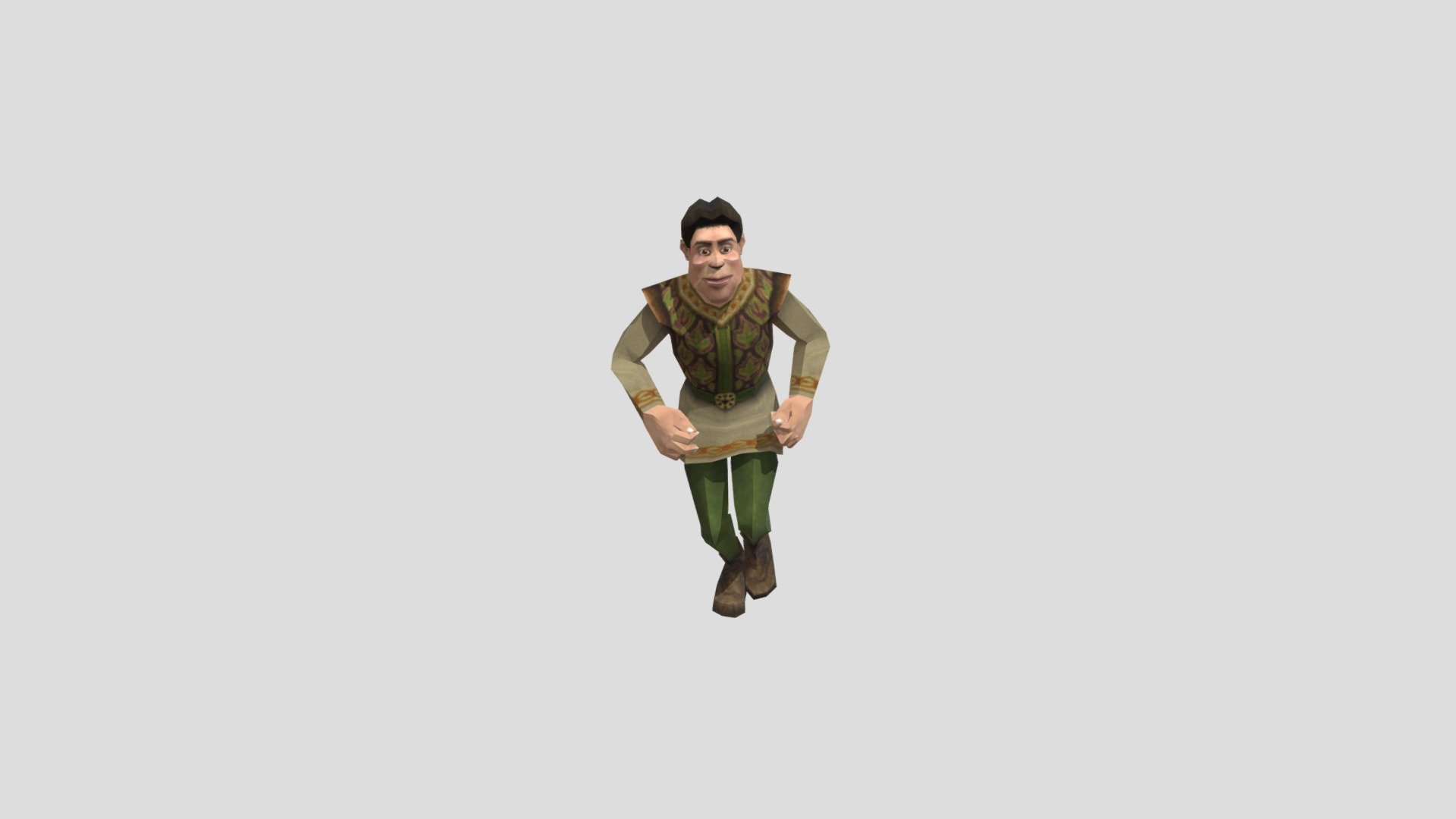 Shrek-2-human-shrek - 3D model by lis559420 [d7f3e1e] - Sketchfab