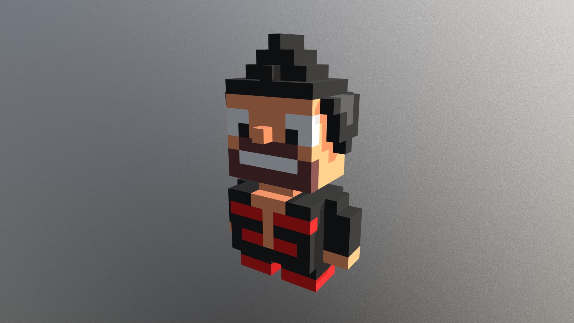 Voxel Punk Singer - 3D model by Guillermo Willy Moral (@willymoral) [d7f4178] - Sketchfab