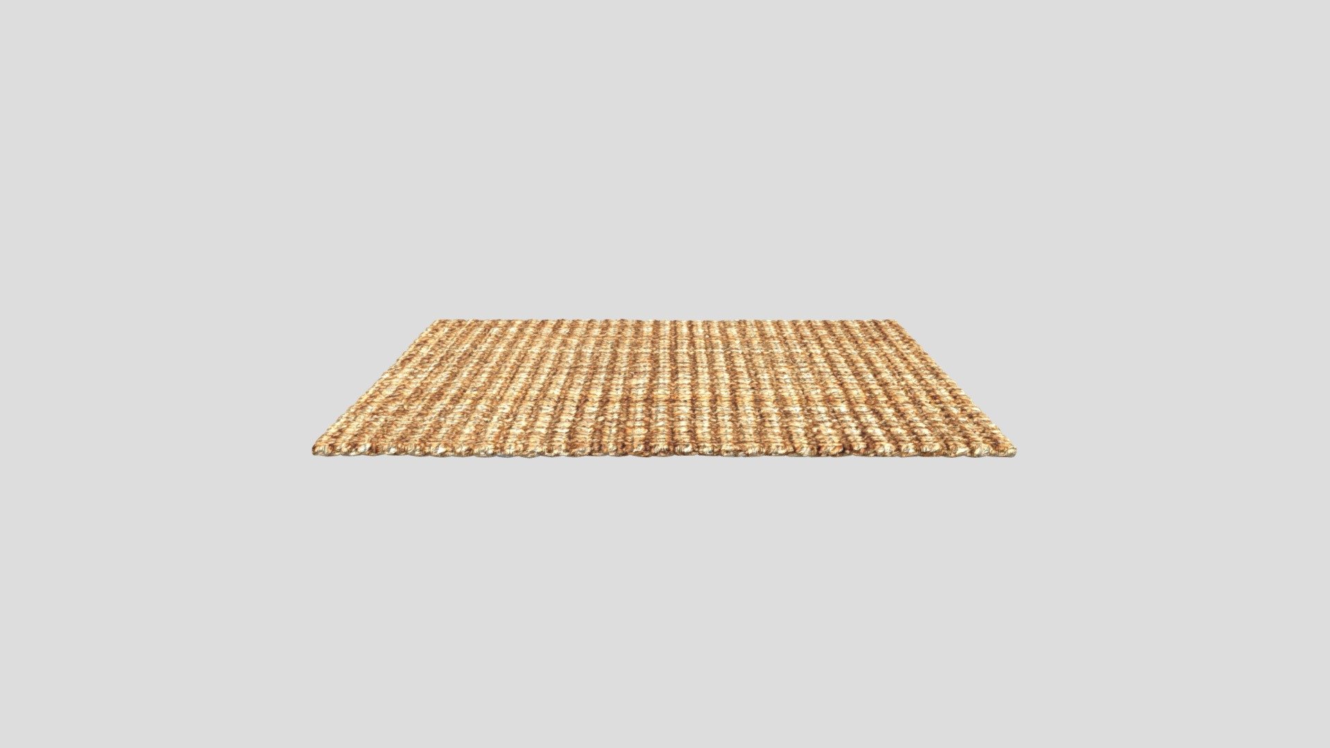 Doormat in braided jute - Buy Royalty Free 3D model by 3DImaginationHub ...