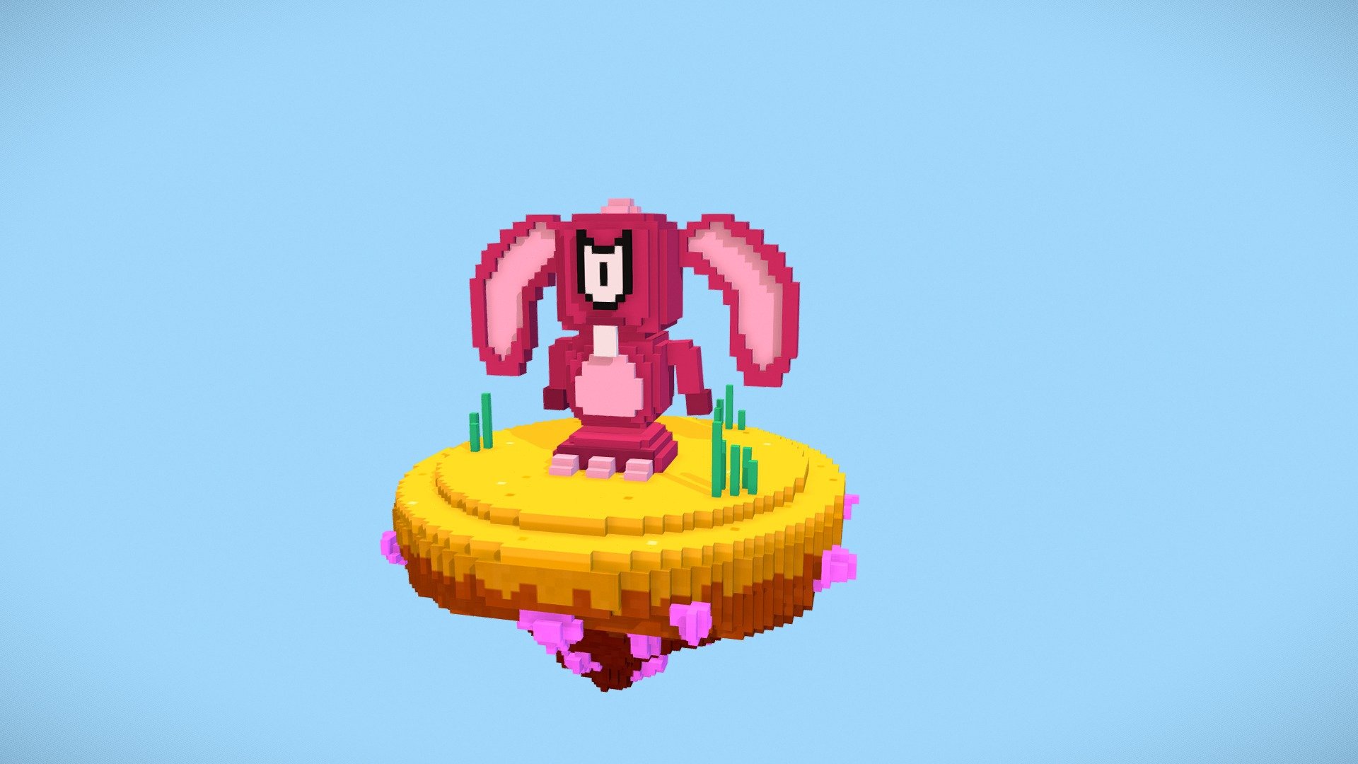 Bunny - Voxel Art - 3D model by Guillem Font (@guillemfont) [d7f613b ...