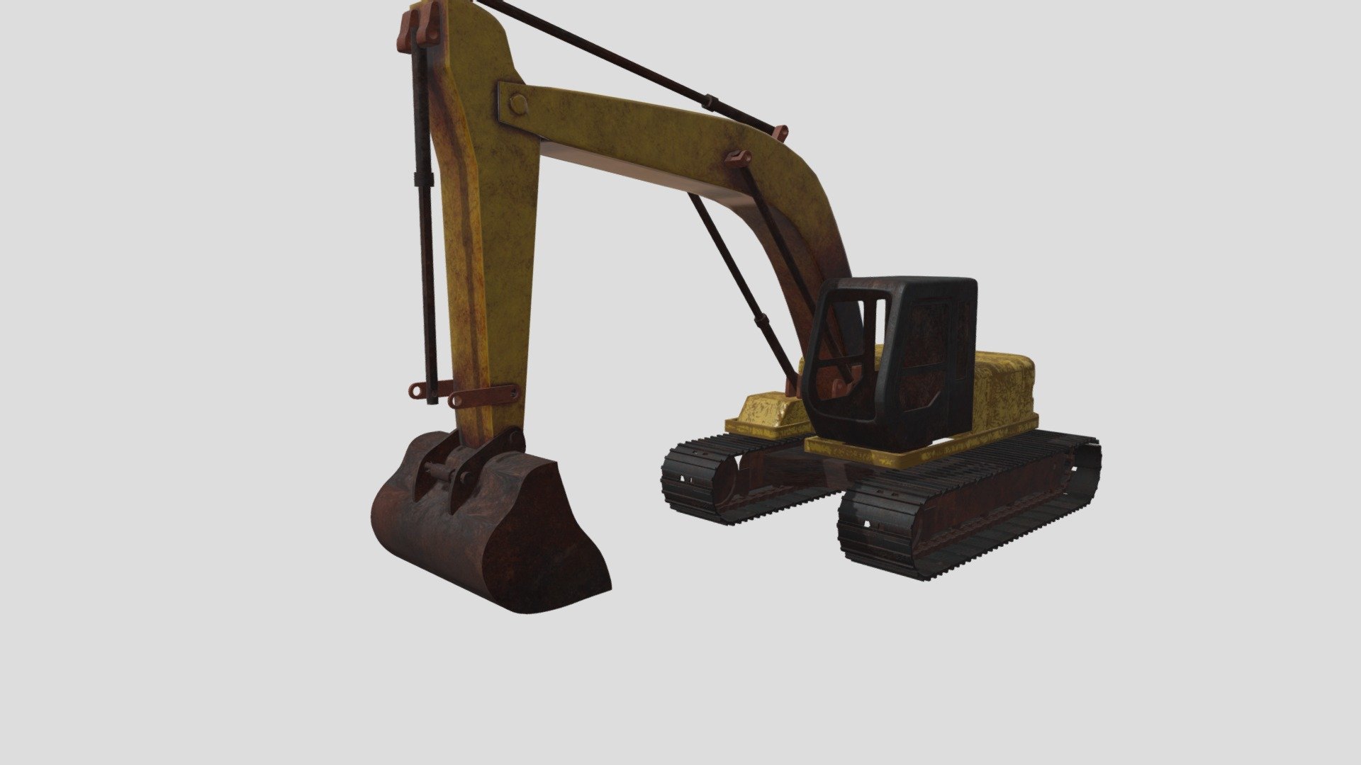 excavator digger -fun size - 3D model by rebel (@512) [d7f61bf] - Sketchfab