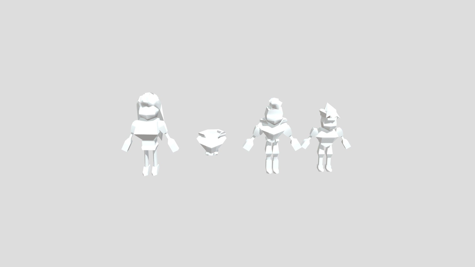 Final Fantasy 7 Characters PS1 - Download Free 3D model by brokatron ...